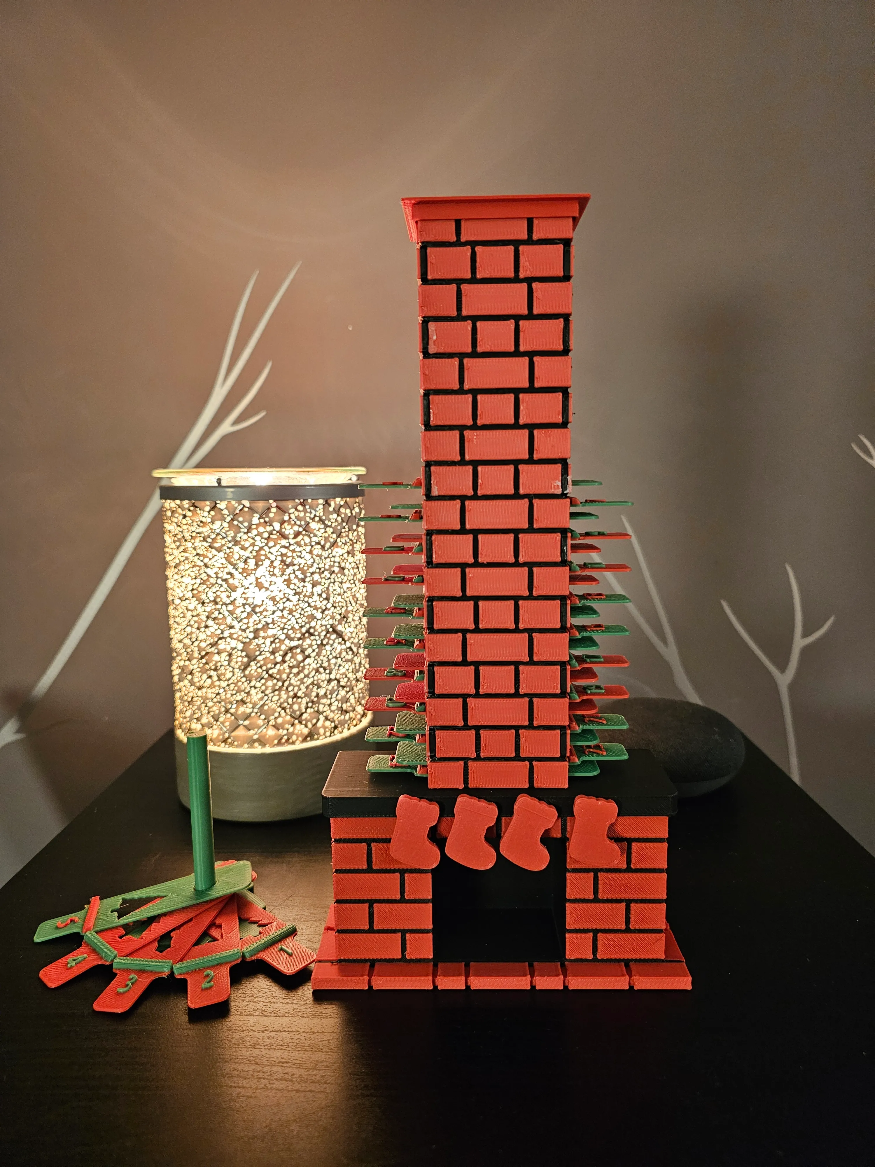3D Printer Files | 3MF File | Advent Calendar - Fireplace | Creality Cloud