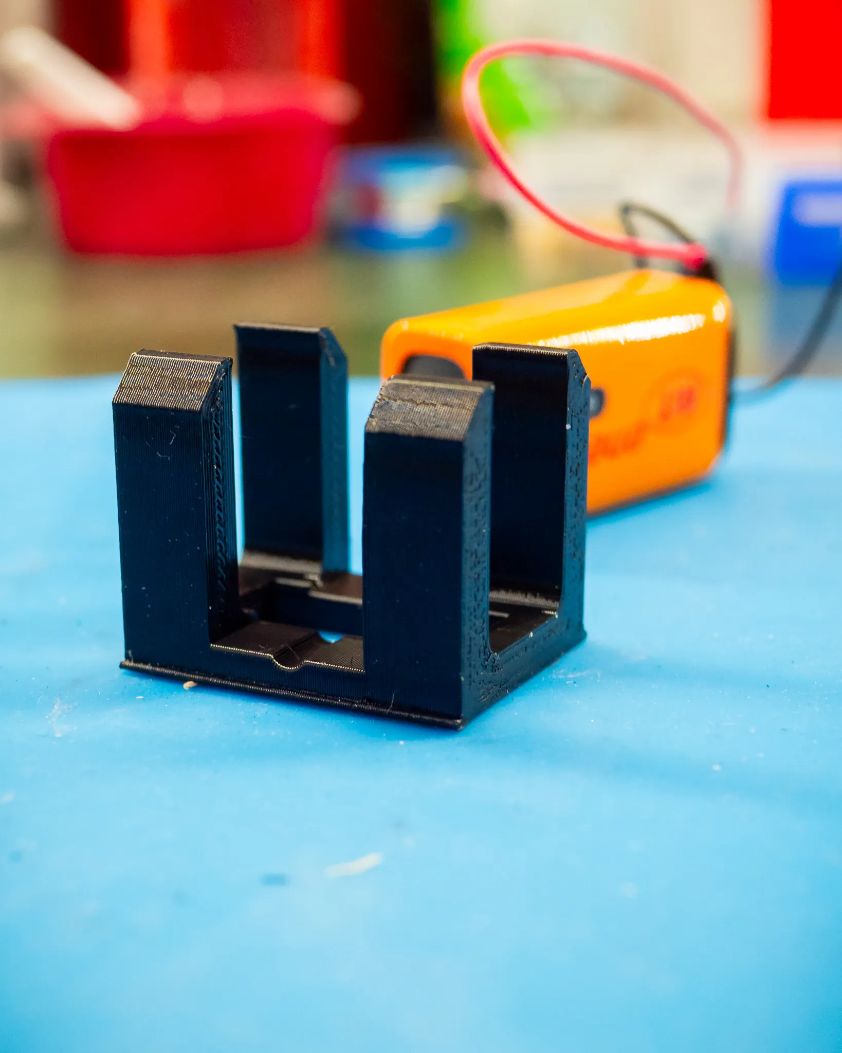 Archivos de impresora 3D | Archivo 3MF | Weldable DIY 9V Battery Holder ...