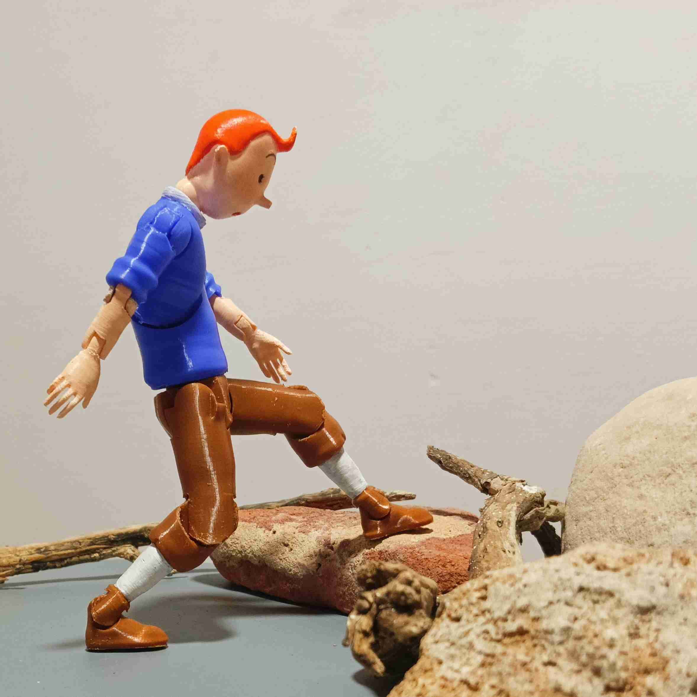 TINTIN. FLEXI-ARTICULATED MODEL | 3D models download | Creality Cloud