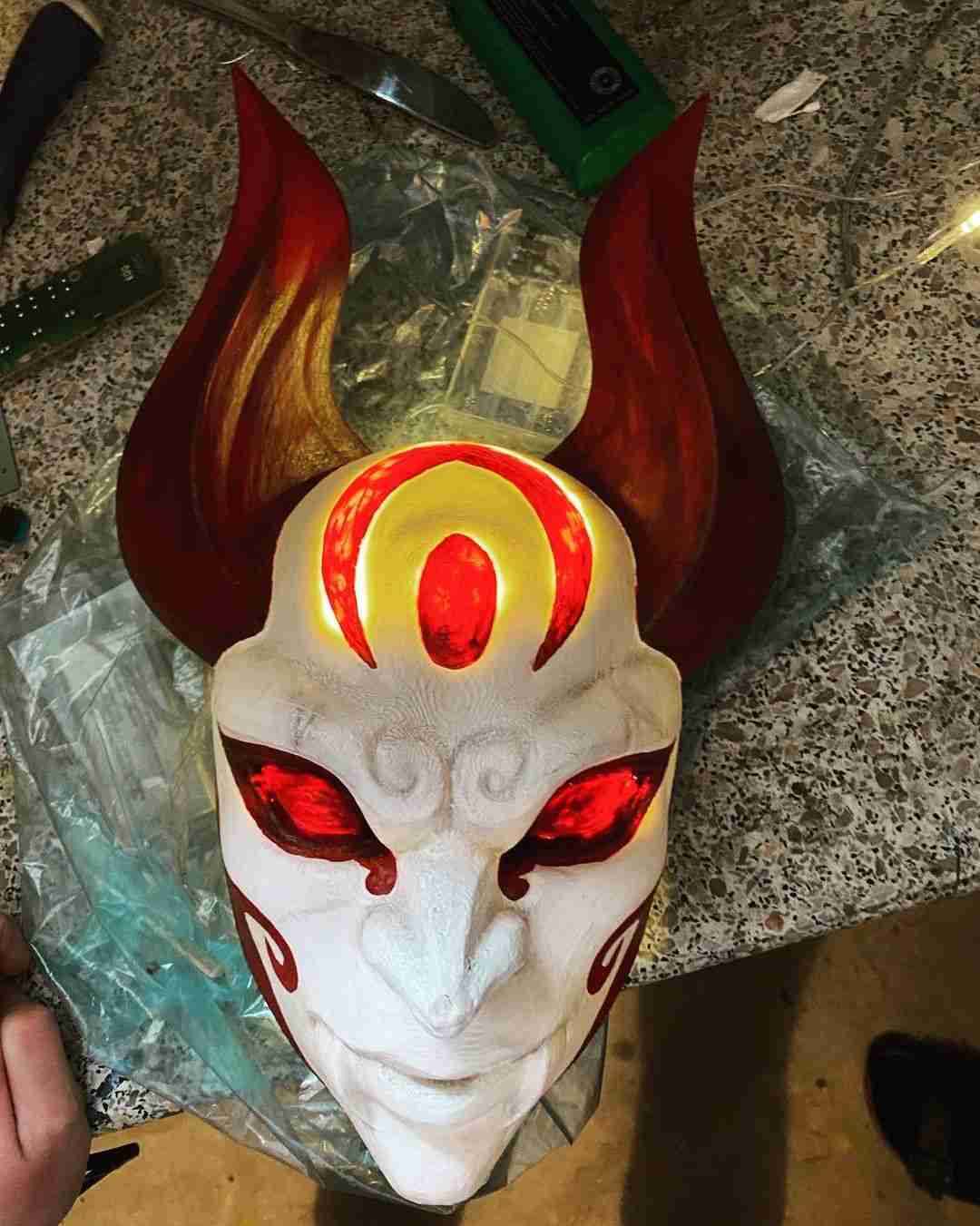 Diana Blood Moon Mask - League of Legends LOD | تحميل نماذج ثلاثية ...