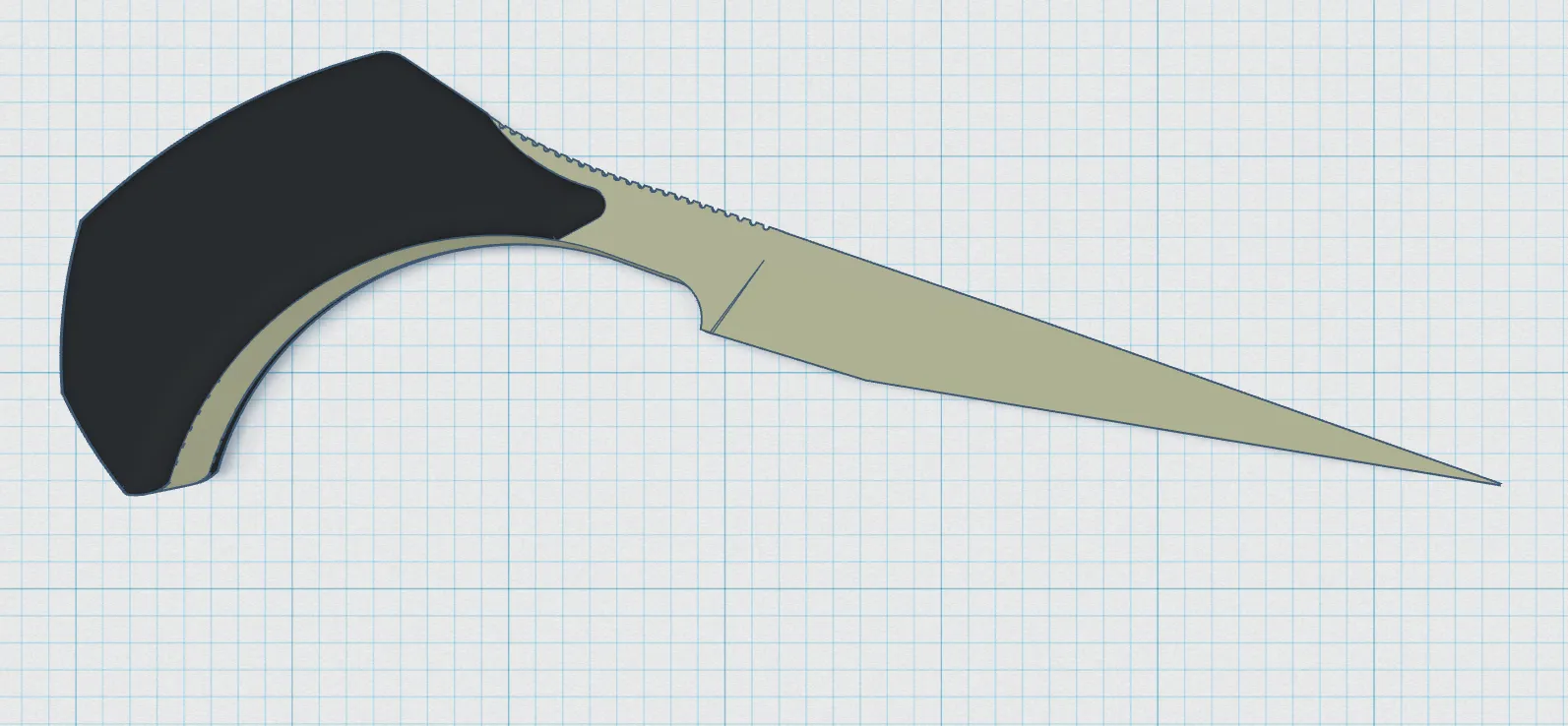 Free Characters & Creatures STL Download - BK Knife 24by Cyberbeast