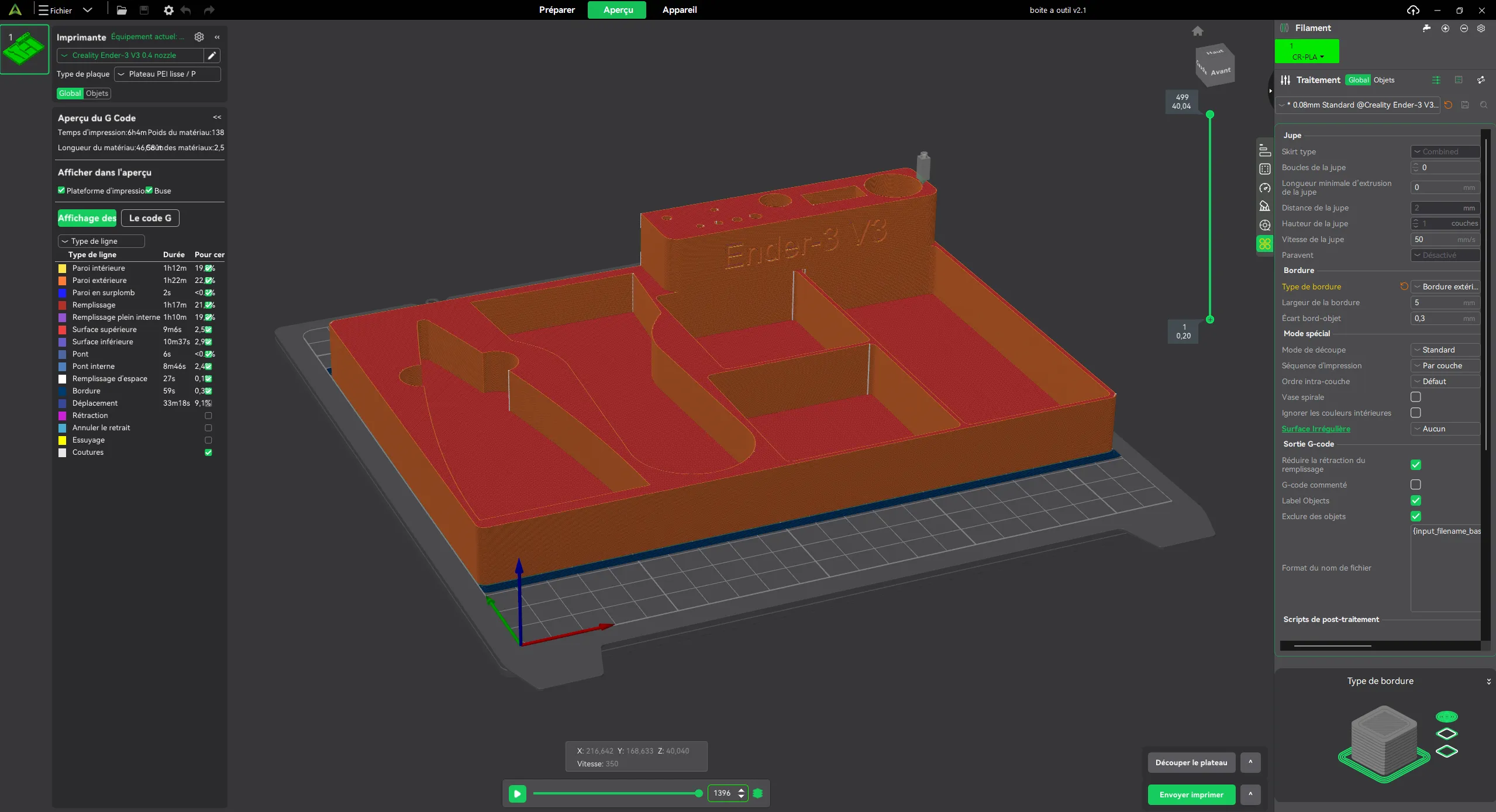 3D Printer Files | 3MF File | Boite a outil Ender 3 V3 | Creality Cloud