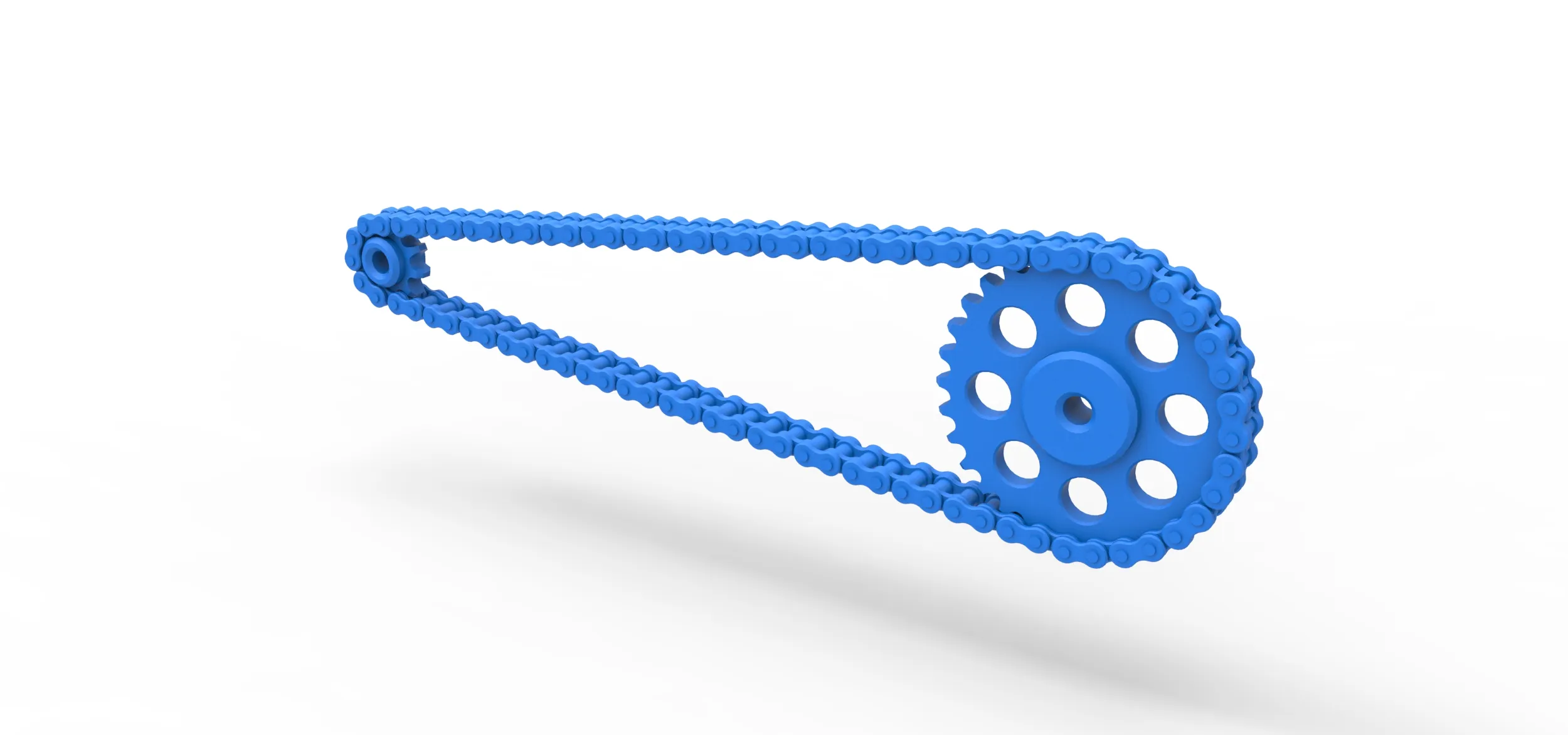 Tools & Spare Parts STL Download - Chain drive Version 2 Scale 1:25by ...