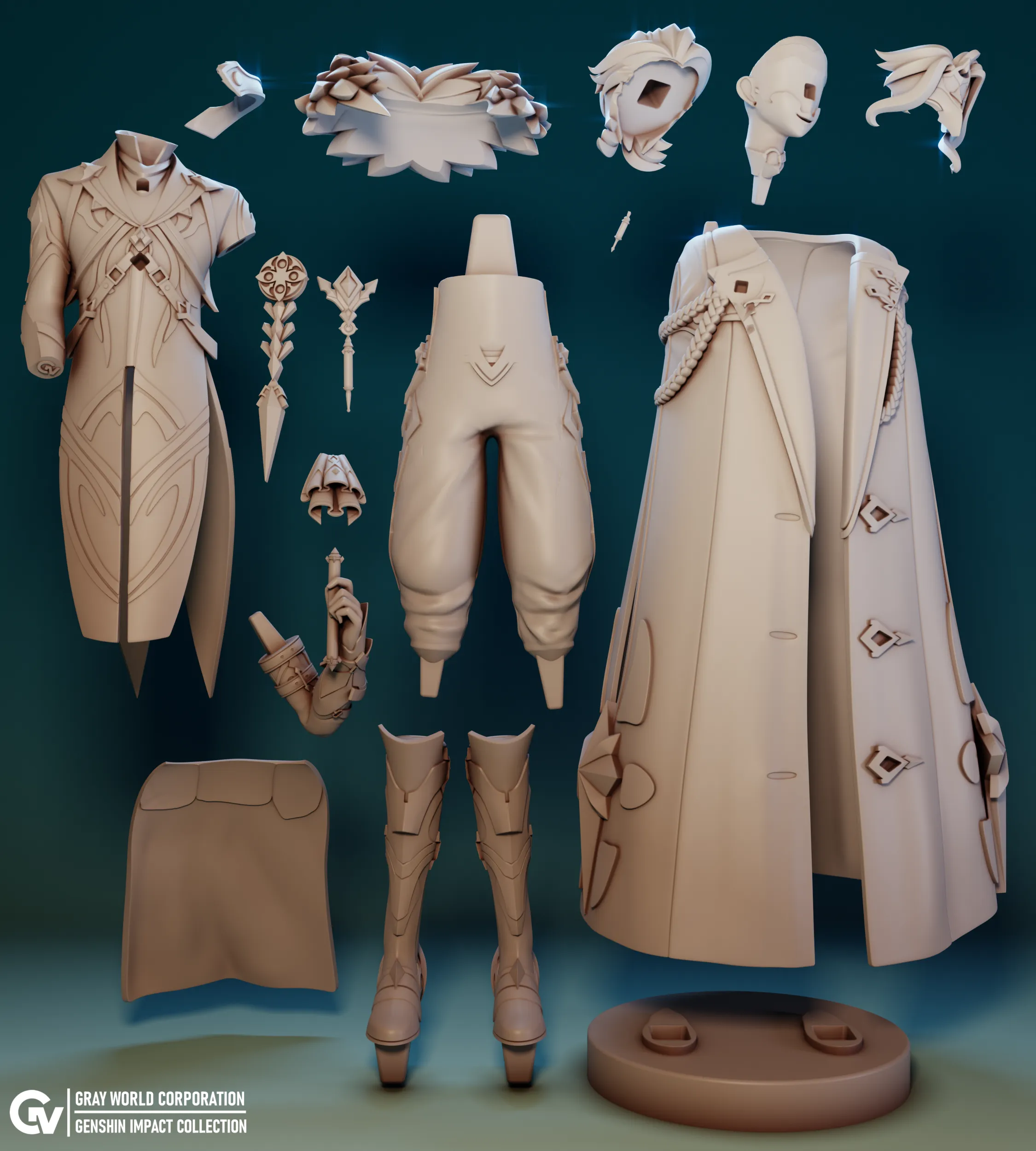 Dottore 2 / Genshin Impact | 3D models download | Creality Cloud