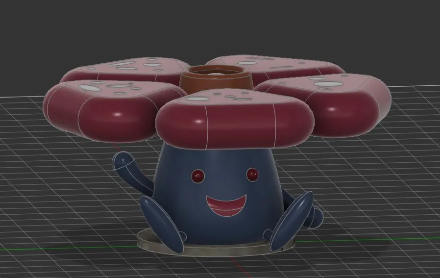 Pokemon 0045 Vileplume pot plant or mug | 3D models download | Creality ...
