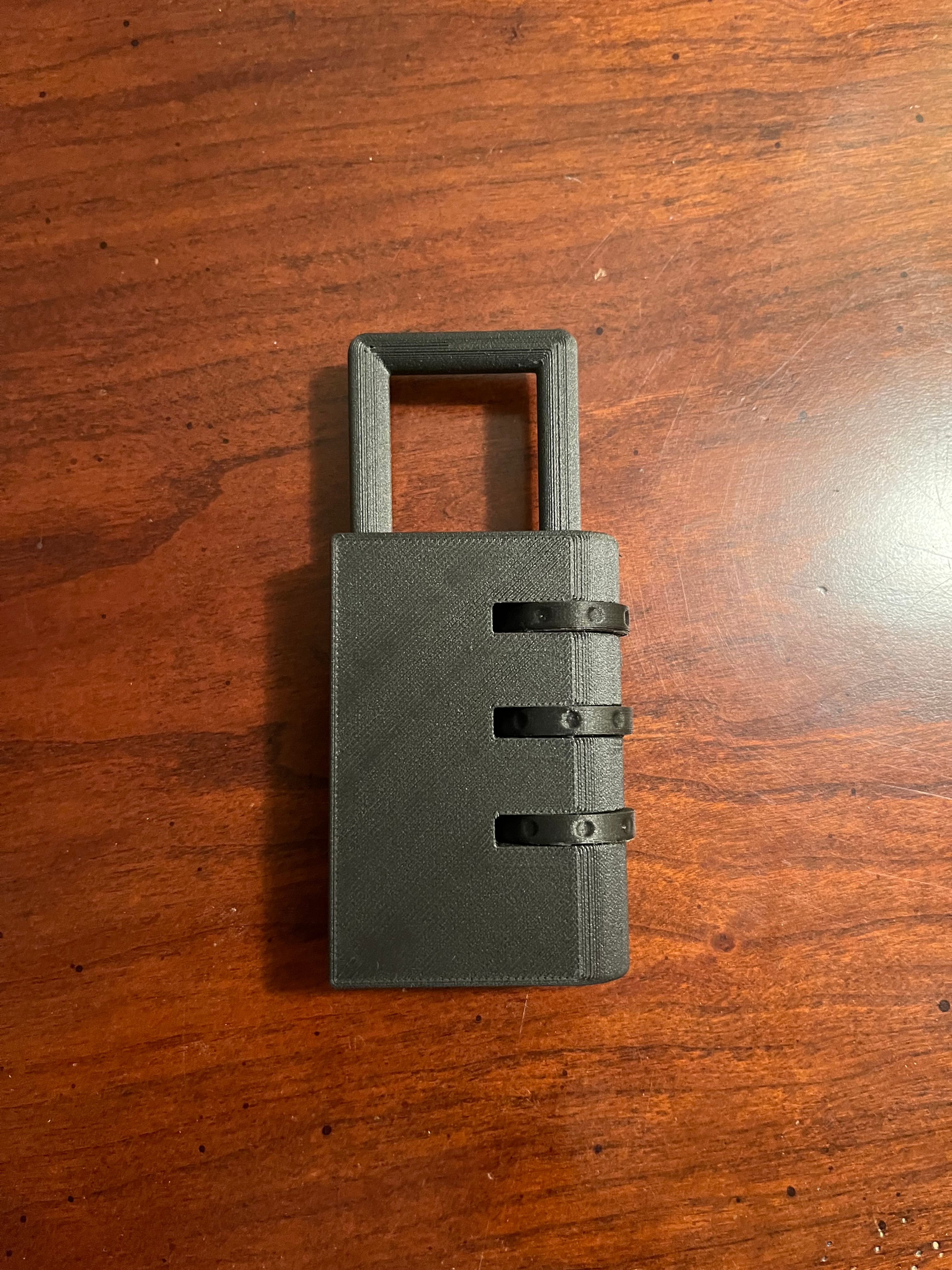 Working Combination Lock | 3D models download | Creality Cloud