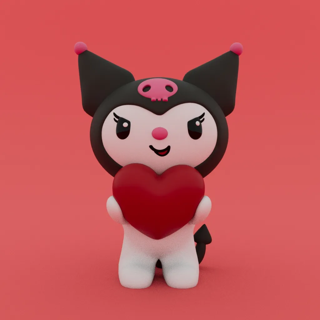 Characters & Creatures STL Download - Valentine's Special - Kuromiby ...