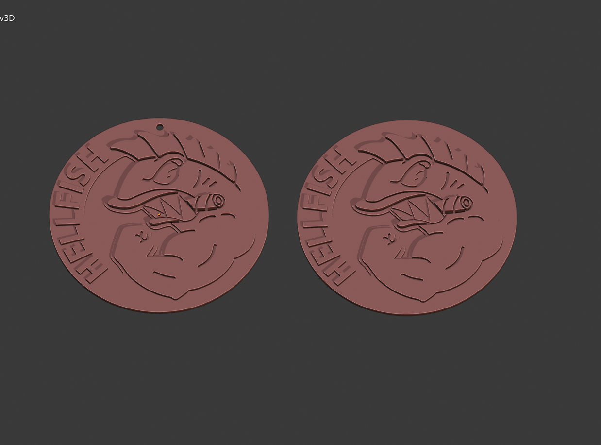 HELLFISH LOGO | 3D models download | Creality Cloud