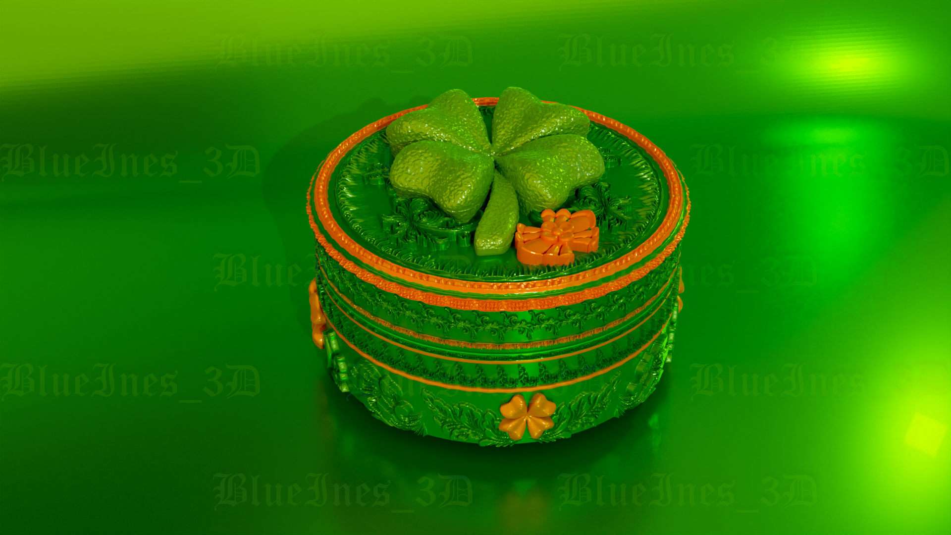 ST. PATRICK'S DAY CLOVER BOX | 3D models download | Creality Cloud