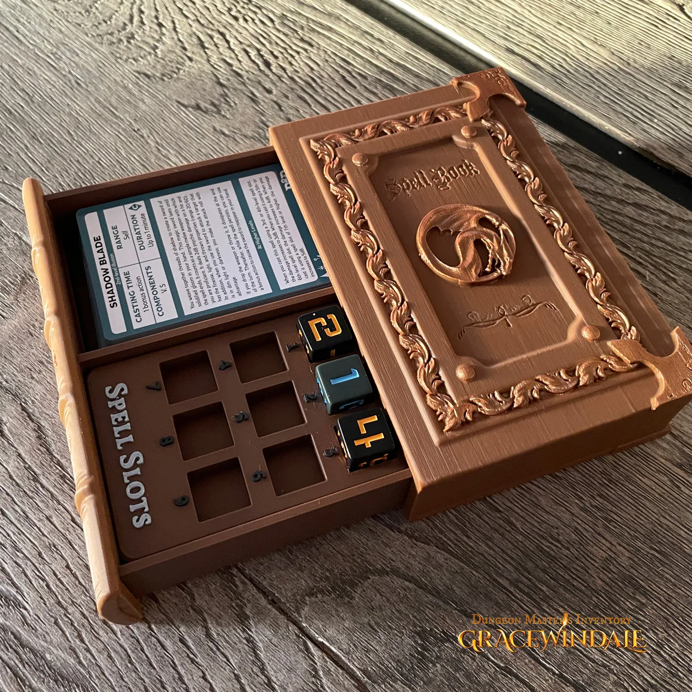 Game Props STL Descarga - DM Inventory: Spell Book - Gracewindale