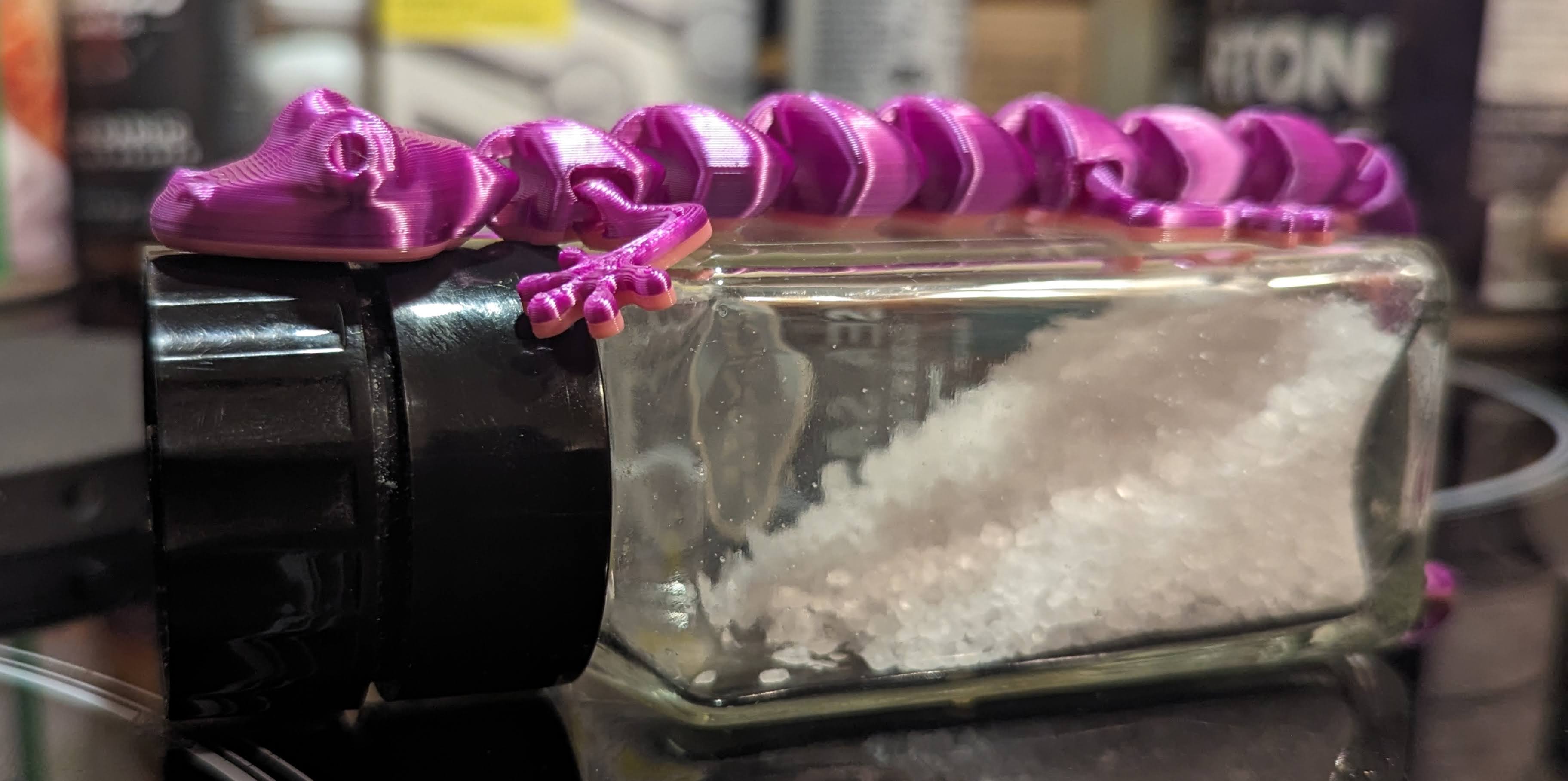 Hello, here is my print of Articulated Lizard v2 by McGybeer. Who doesn ...