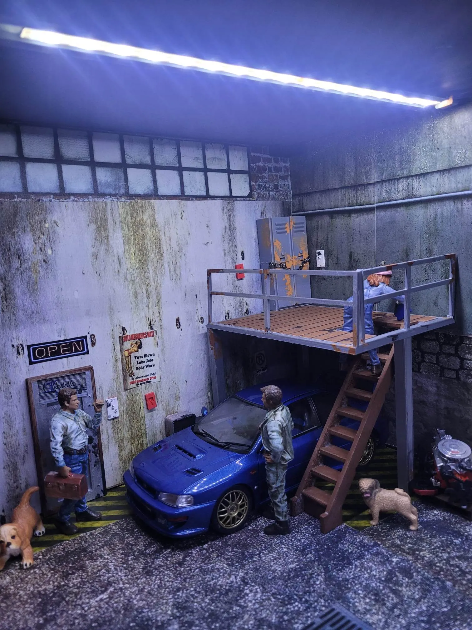 1/24 MEZZANINE DE GARAGE 1 / GARAGE MEZZANINE FLOOR 1 | 3D models ...