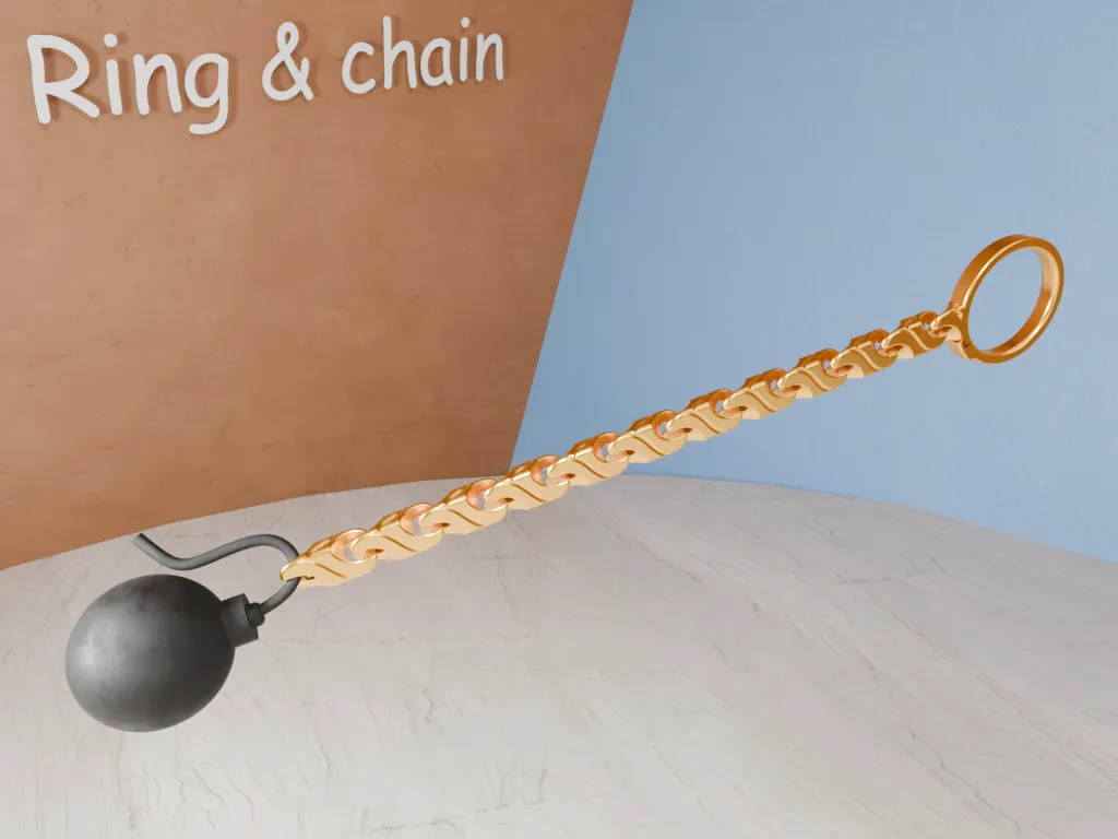 Personal Accessories STL Download - Ring & Chain Bombby AndyImp