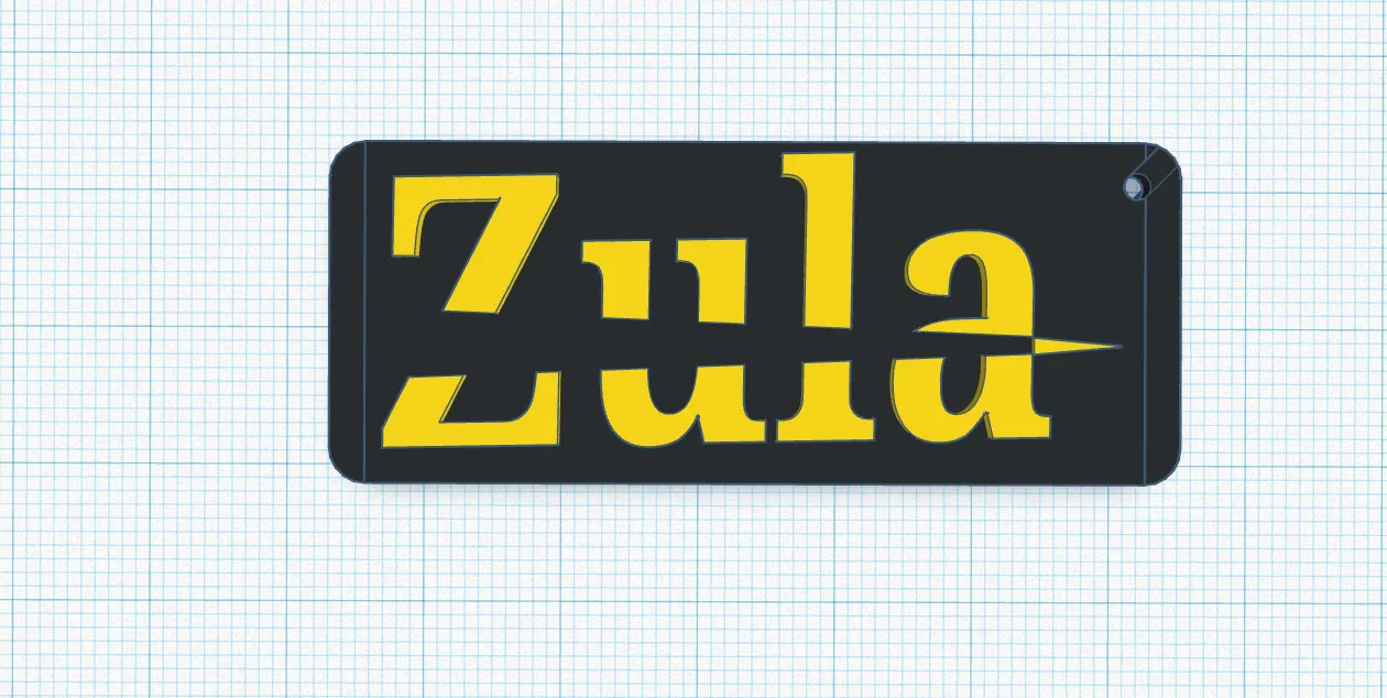 Free Jewelry & Accessories STL Download - Zula logolu anahtarlıkby Metoz