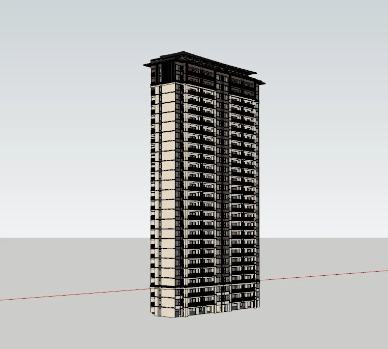 3D Printer Files | 3MF File | Chinese high-rise residential building ...