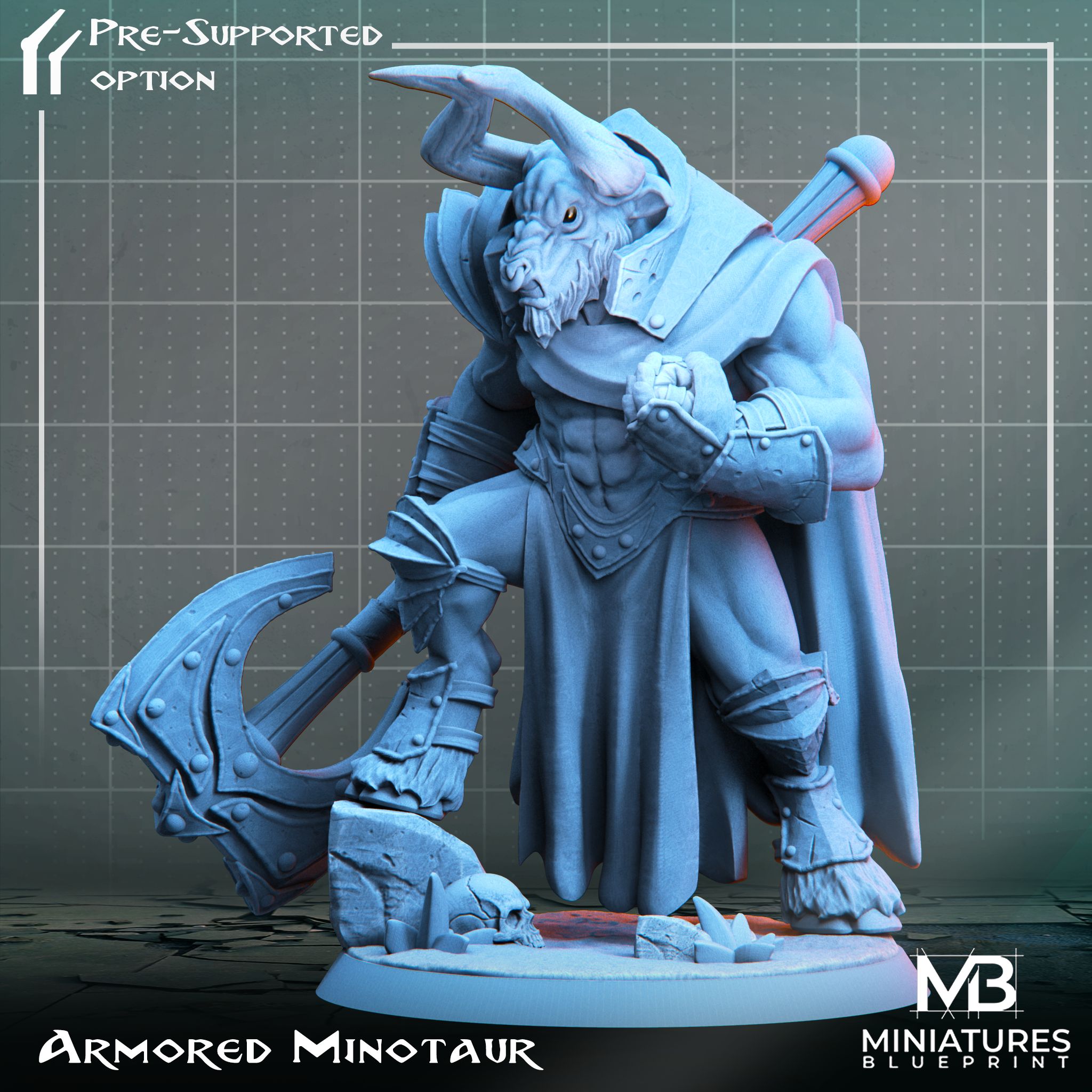 Armored Minotaur | 3D models download | Creality Cloud