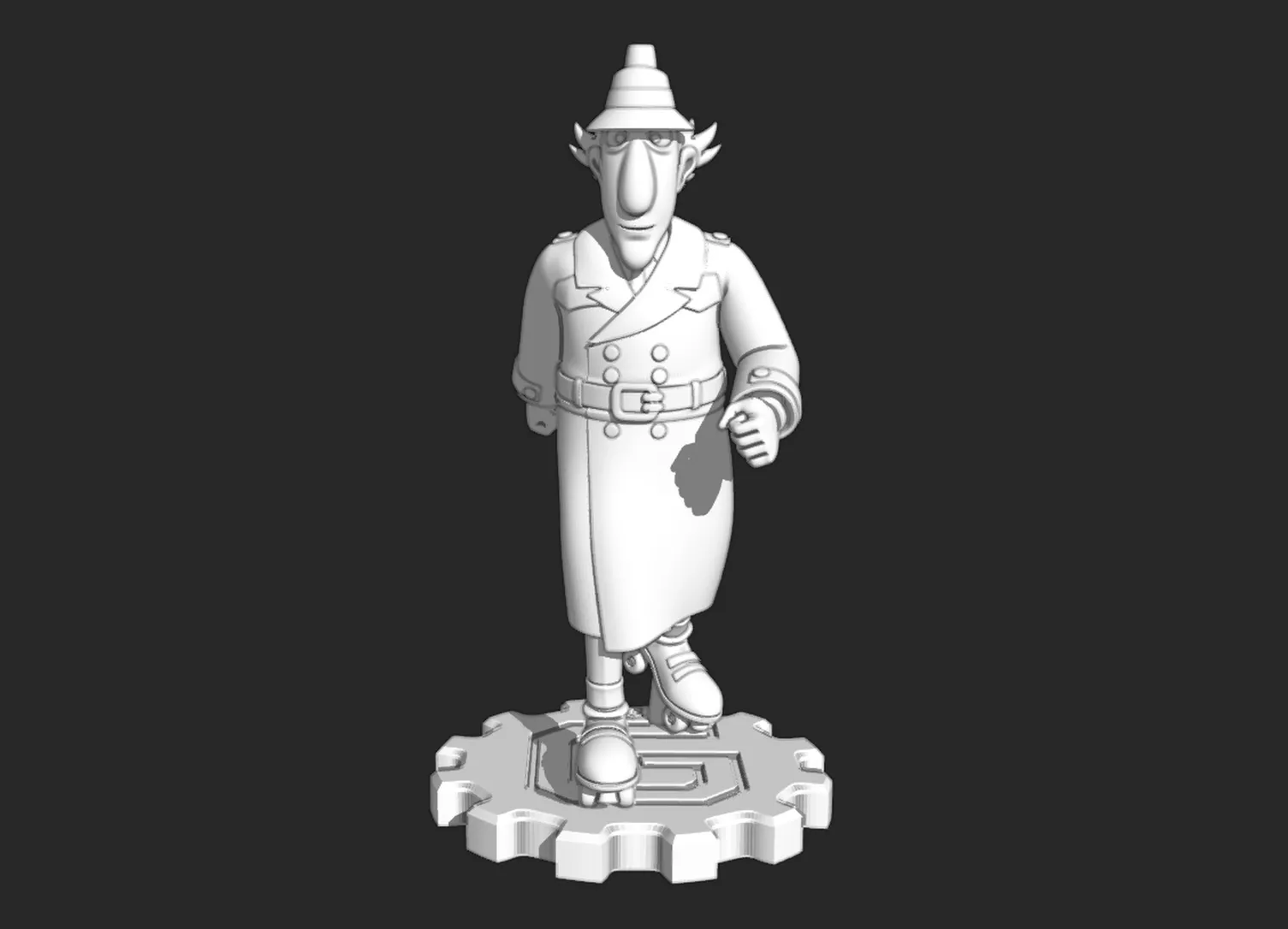 Characters & Creatures STL Download - Inspector Gadgetby 3dmpro
