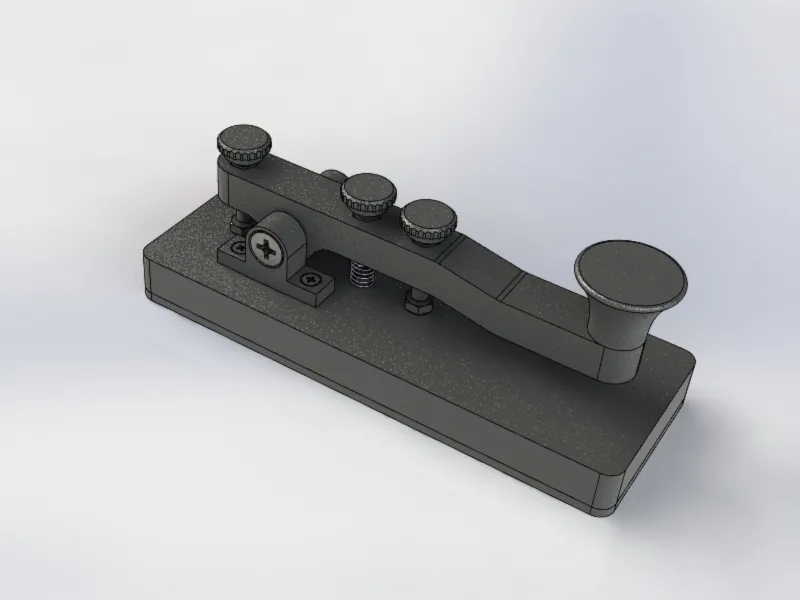 Electronics & RC (Remote Control) STL Download - Straight Key for Morse ...