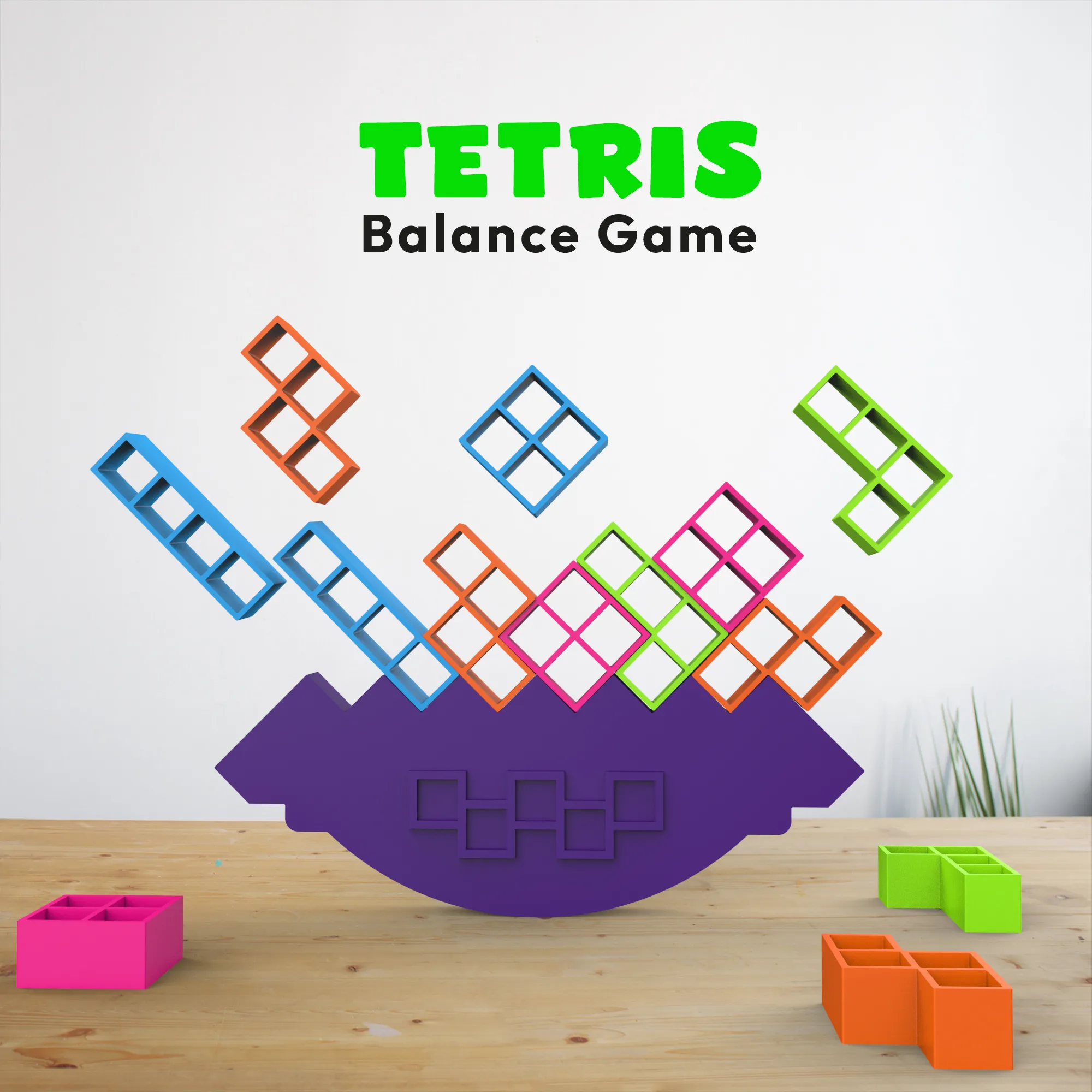 Other STL Download - Balance Tetris Gameby Woow Concept 3D