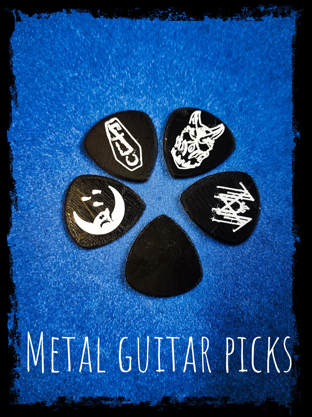 Metal Guitar Pick Collection (Metalcore, Deathcore, Metal) | 3D models ...