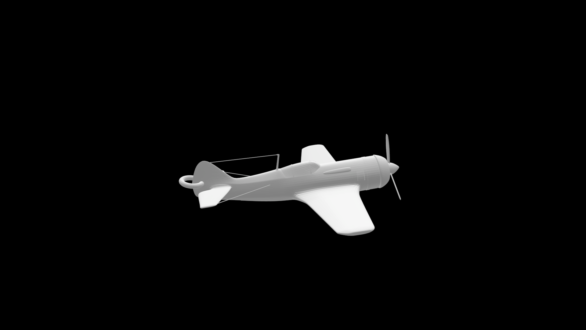 Drones & Aircraft STL Download - Airplane keychainby CARTA3D