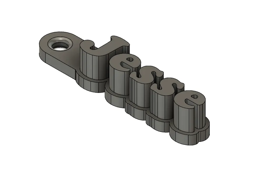 Jewelry & Accessories STL Download - Jesse Keychain / Keyringby Trash ...