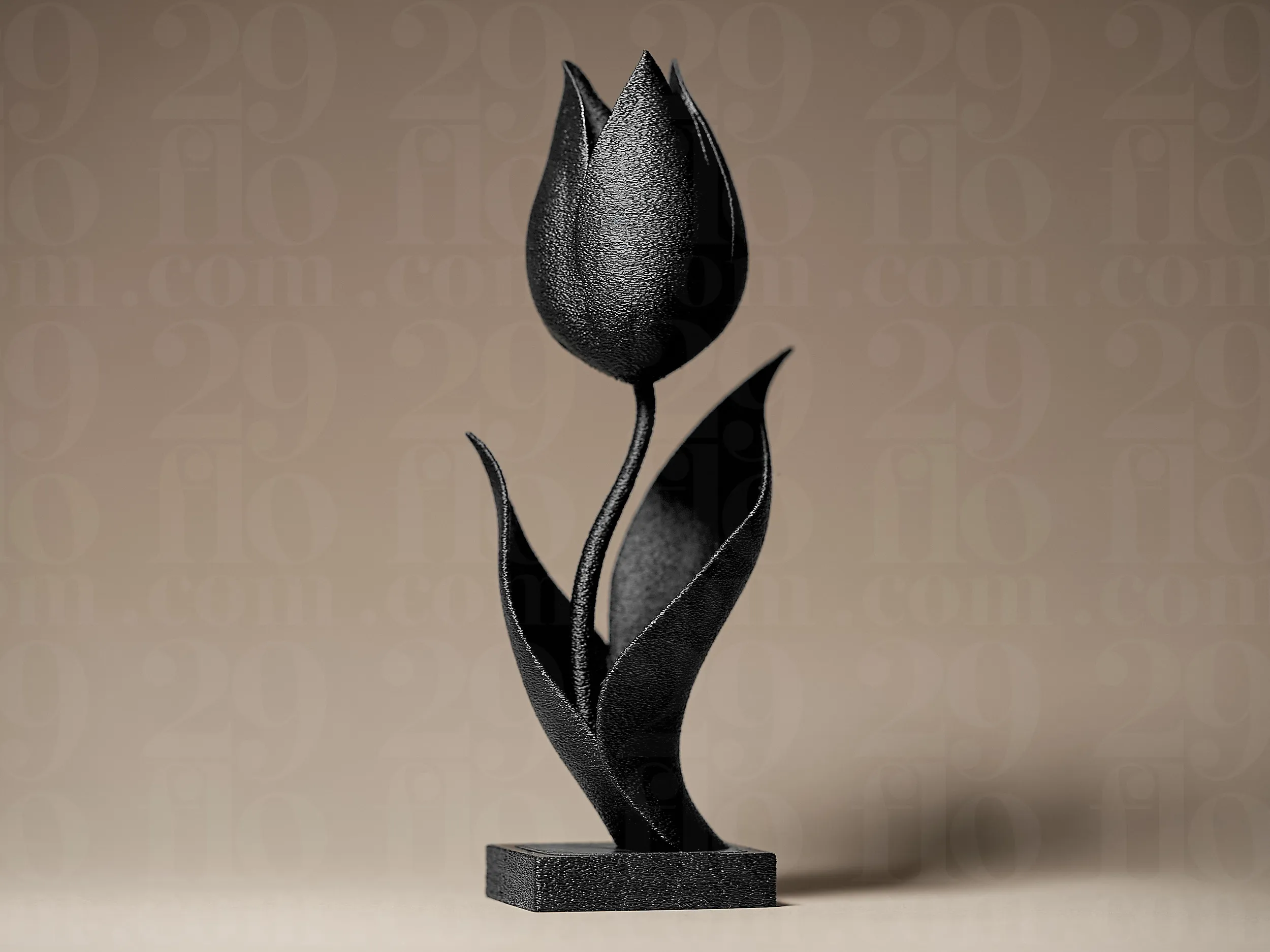 3D Printer Files | 3MF File | Modern Tulip Figurine | Creality Cloud