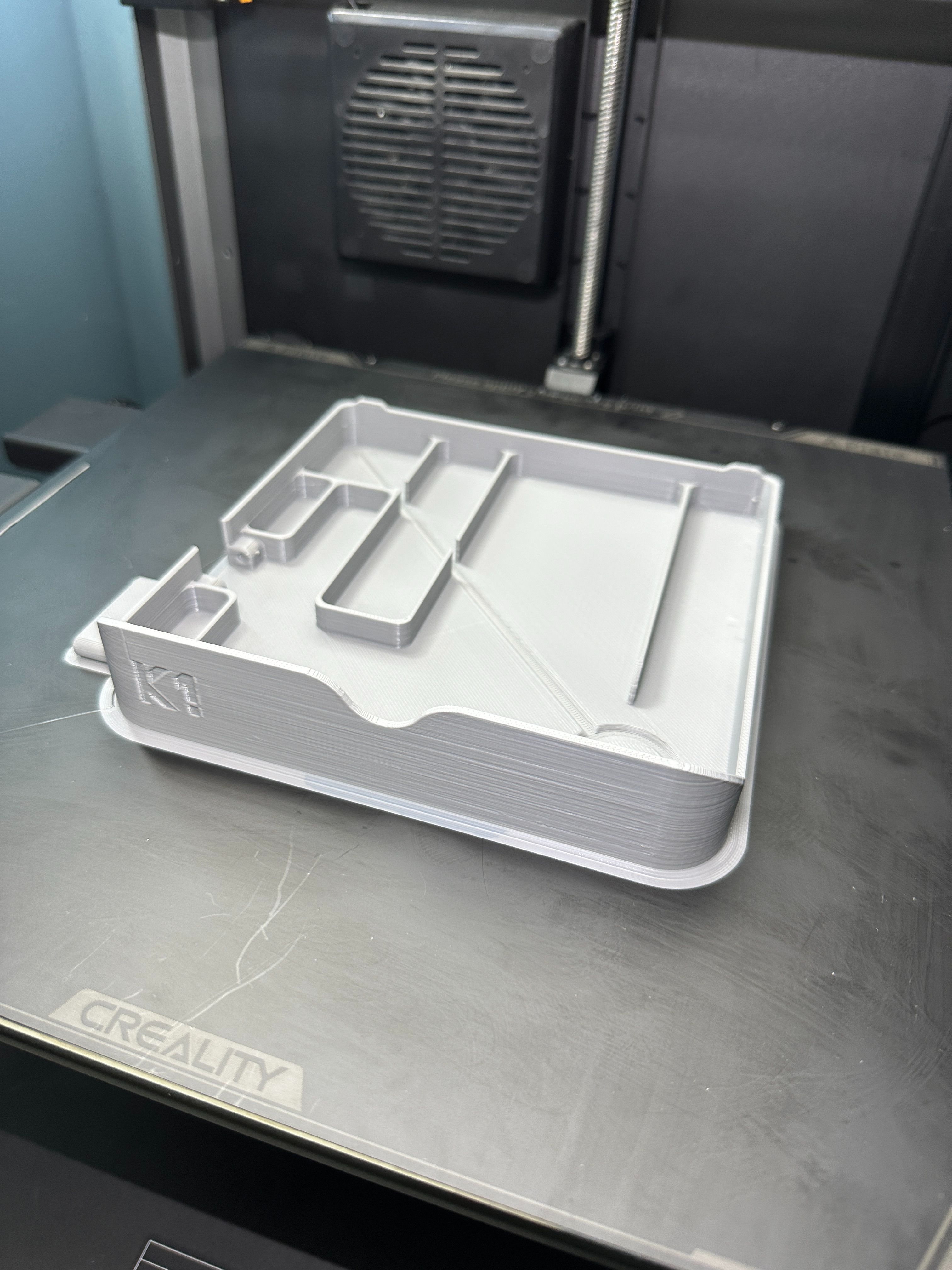 K1 Max Toolbox printed to store the accessories for my K1 Max. Simple ...