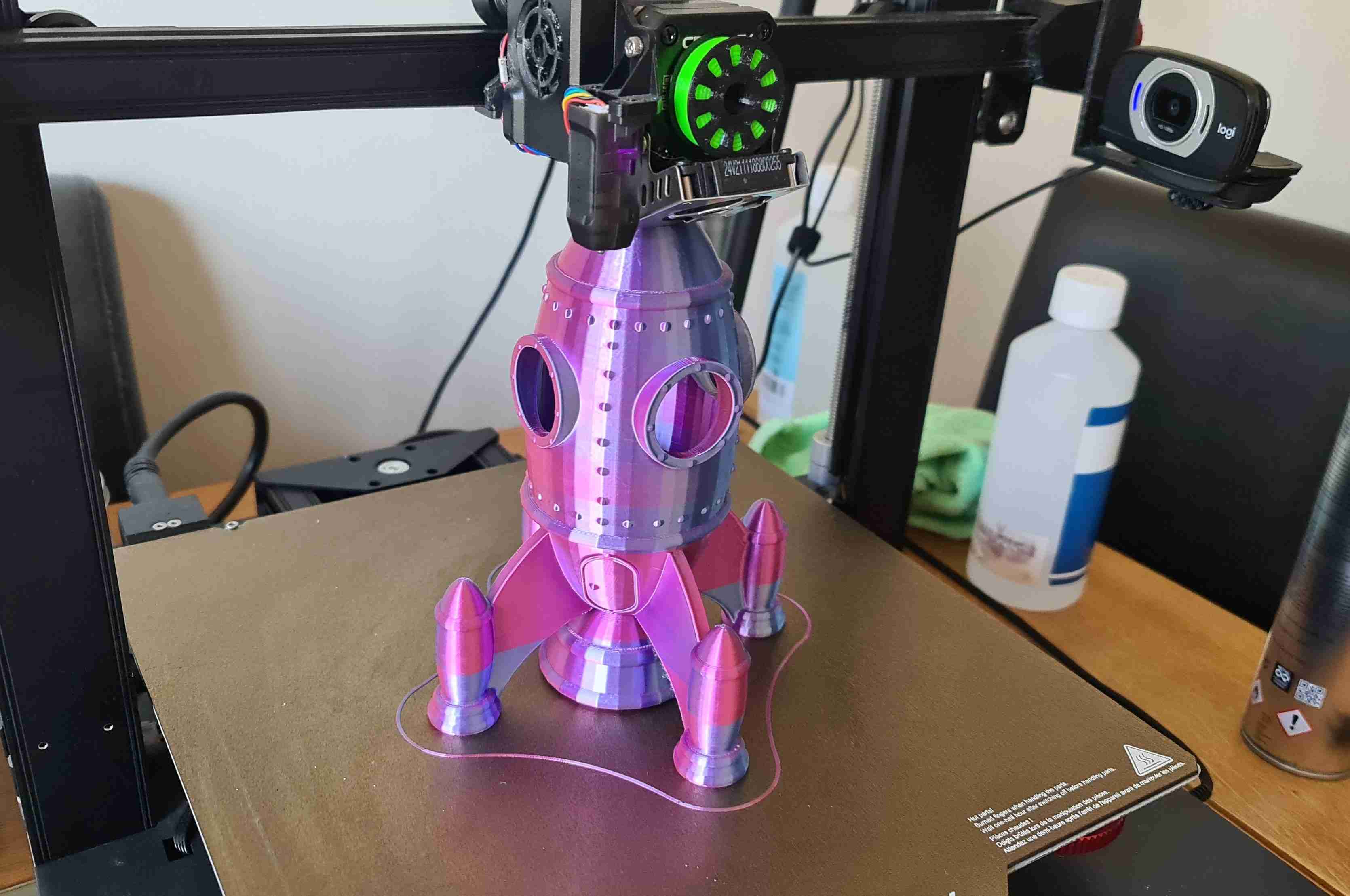 Rocky The Big Rocket Ship Spaceship Starship Boom Easy Print | 3D ...