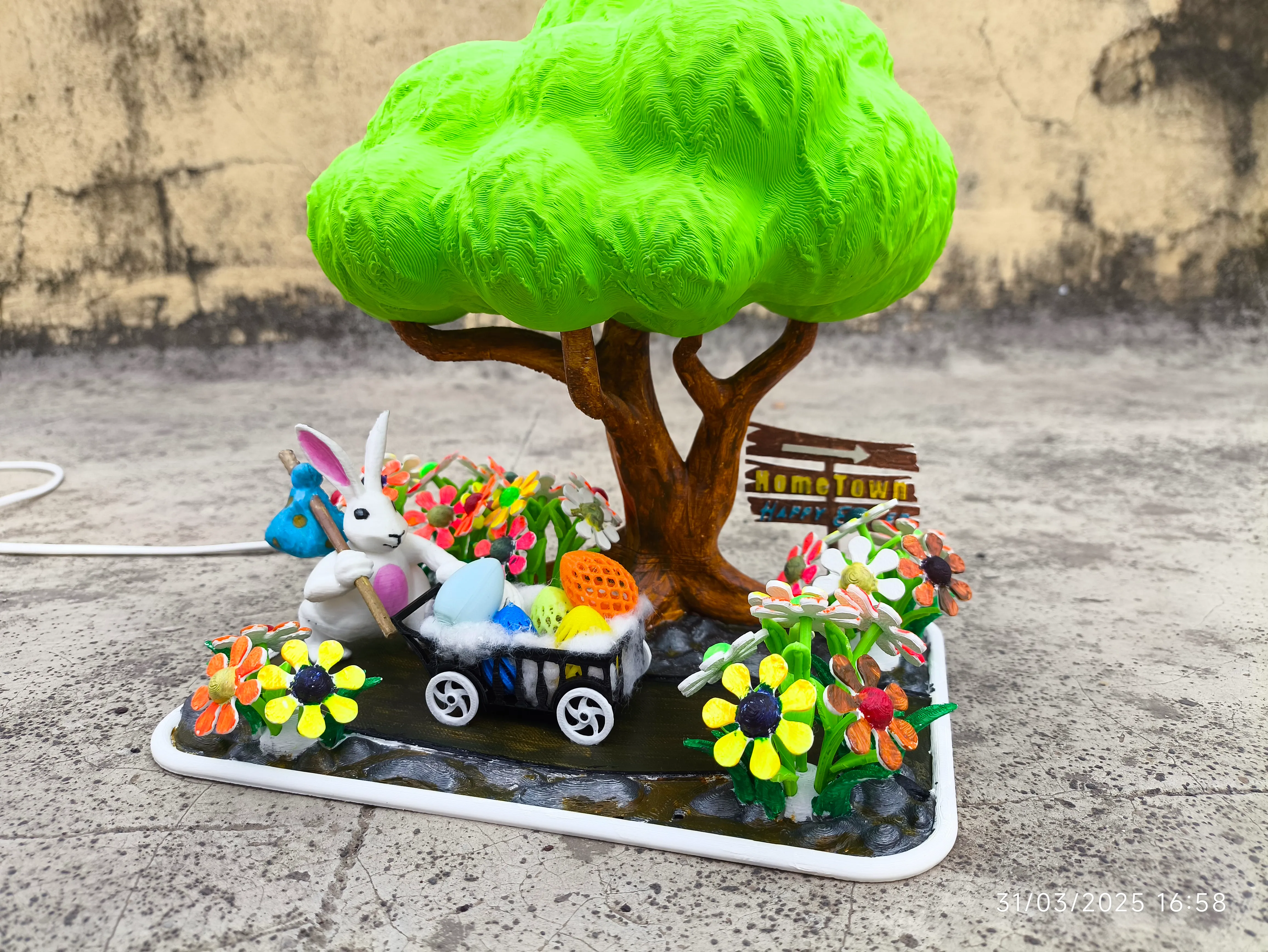 Happy Easter to all dears..!! This is "Easter Bunny-On the Way" model ...