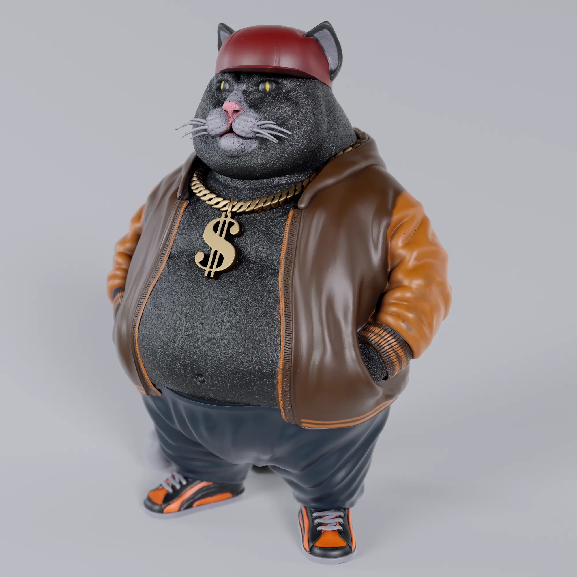 GATO GORDO RAPERO | 3D models download | Creality Cloud