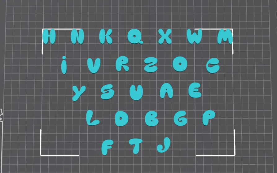 3D Printer Files | 3MF File | Alphabet-Fony | Creality Cloud