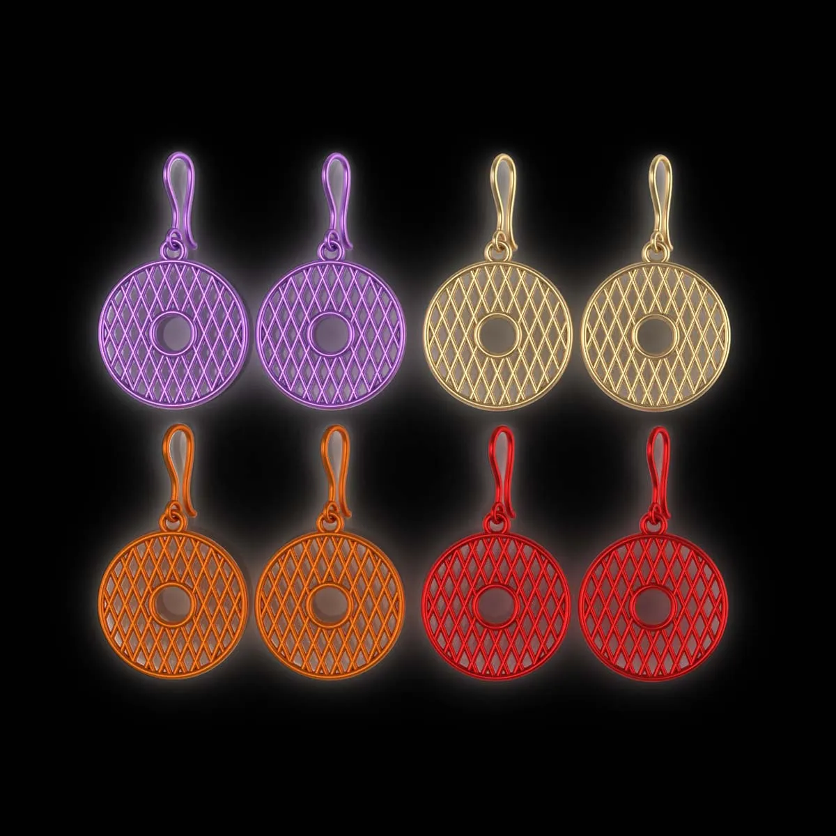 AC-FREE-EARRING-005 | 3D models download | Creality Cloud