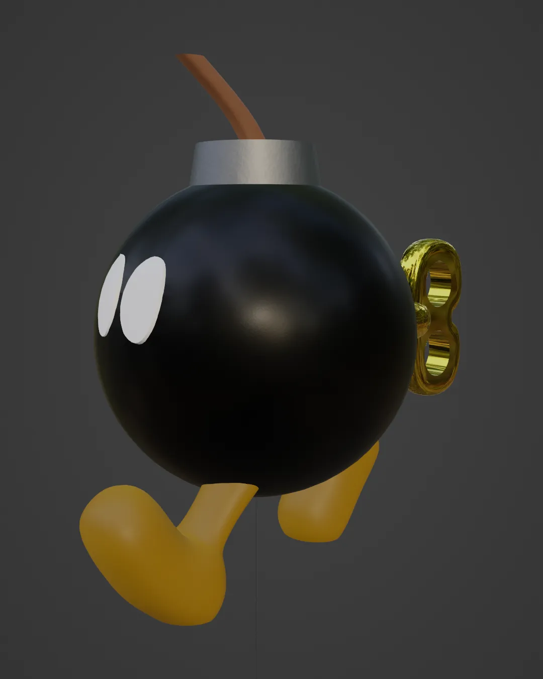 STL BOMB OMB - SUPER MARIO BROS | 3D models download | Creality Cloud