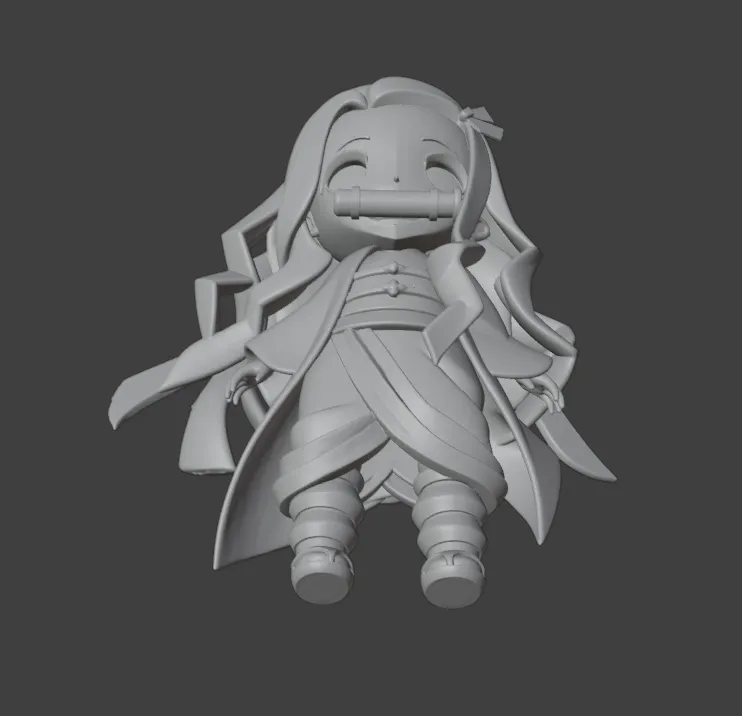 Characters & Creatures STL Download - Miniatura Nezuko Demon Slayerby ...