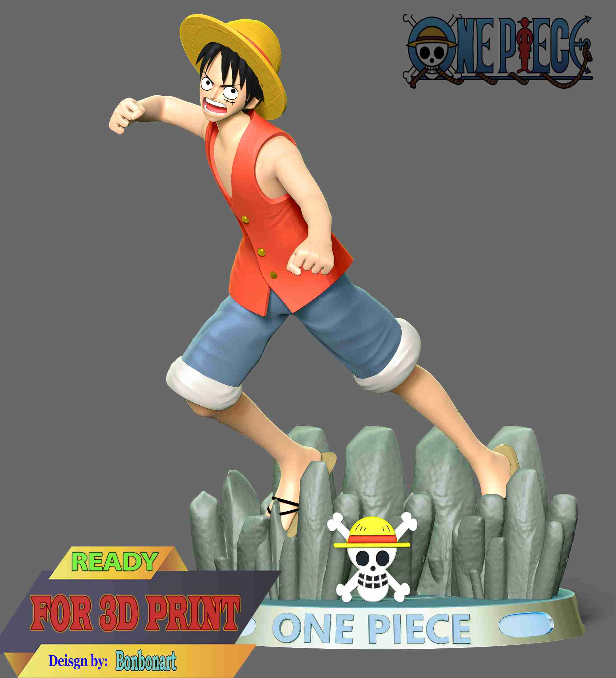 One Piece - Luffy | 3D models download | Creality Cloud