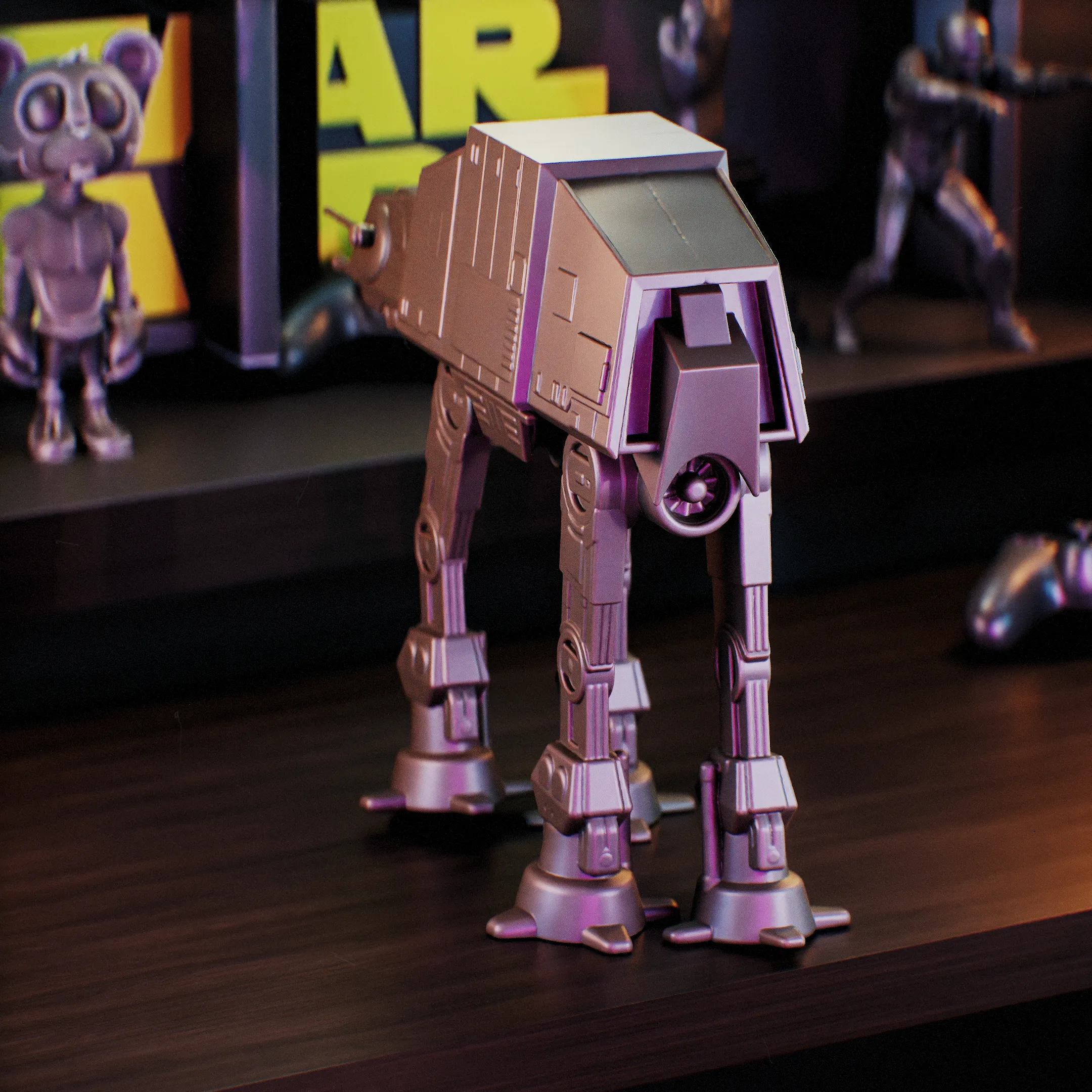 Other STL Download - Star Wars Imperial armored walker AT ATby greencatpoly
