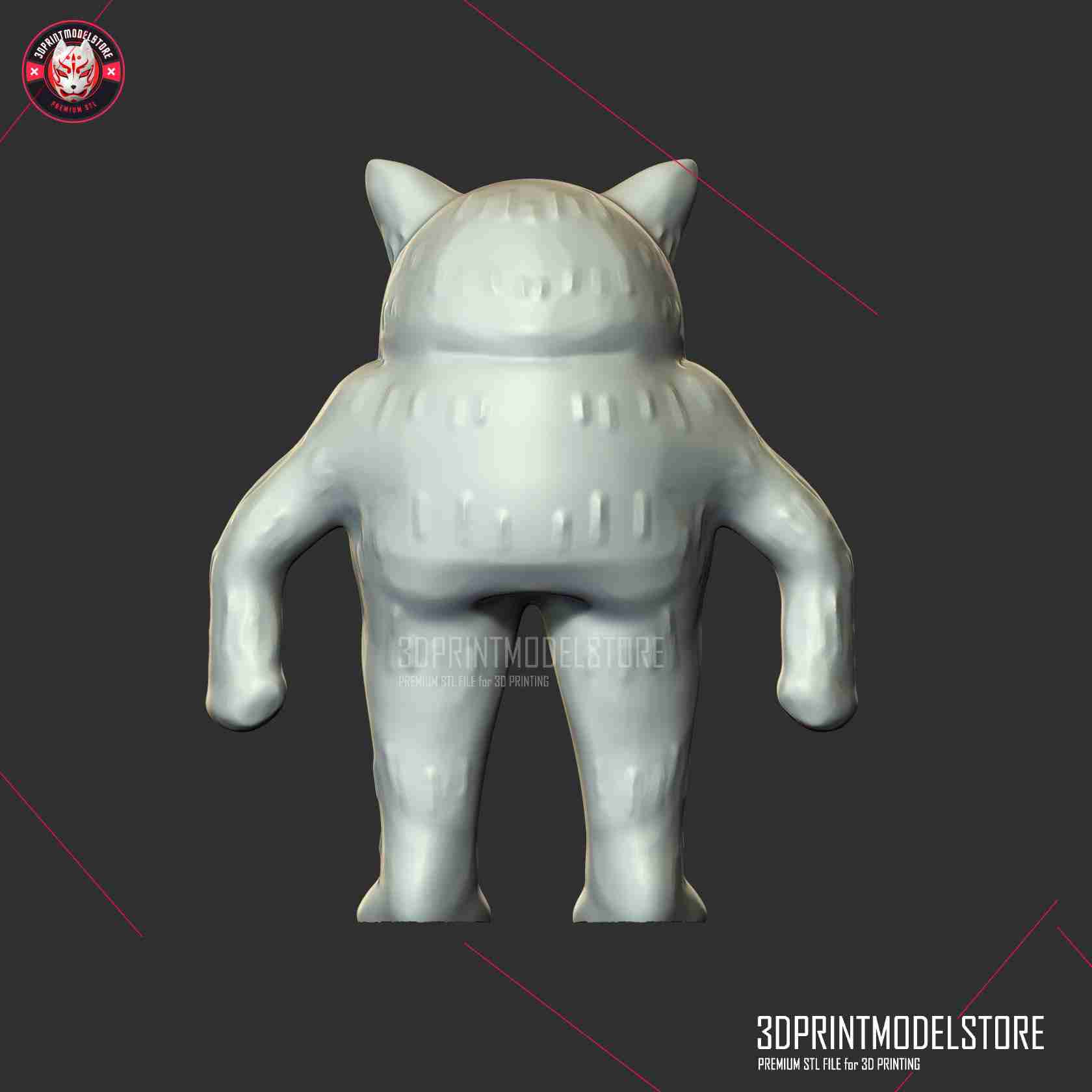 Meme Cat Miniature Bust Sculpture Toy | 3D models download | Creality Cloud