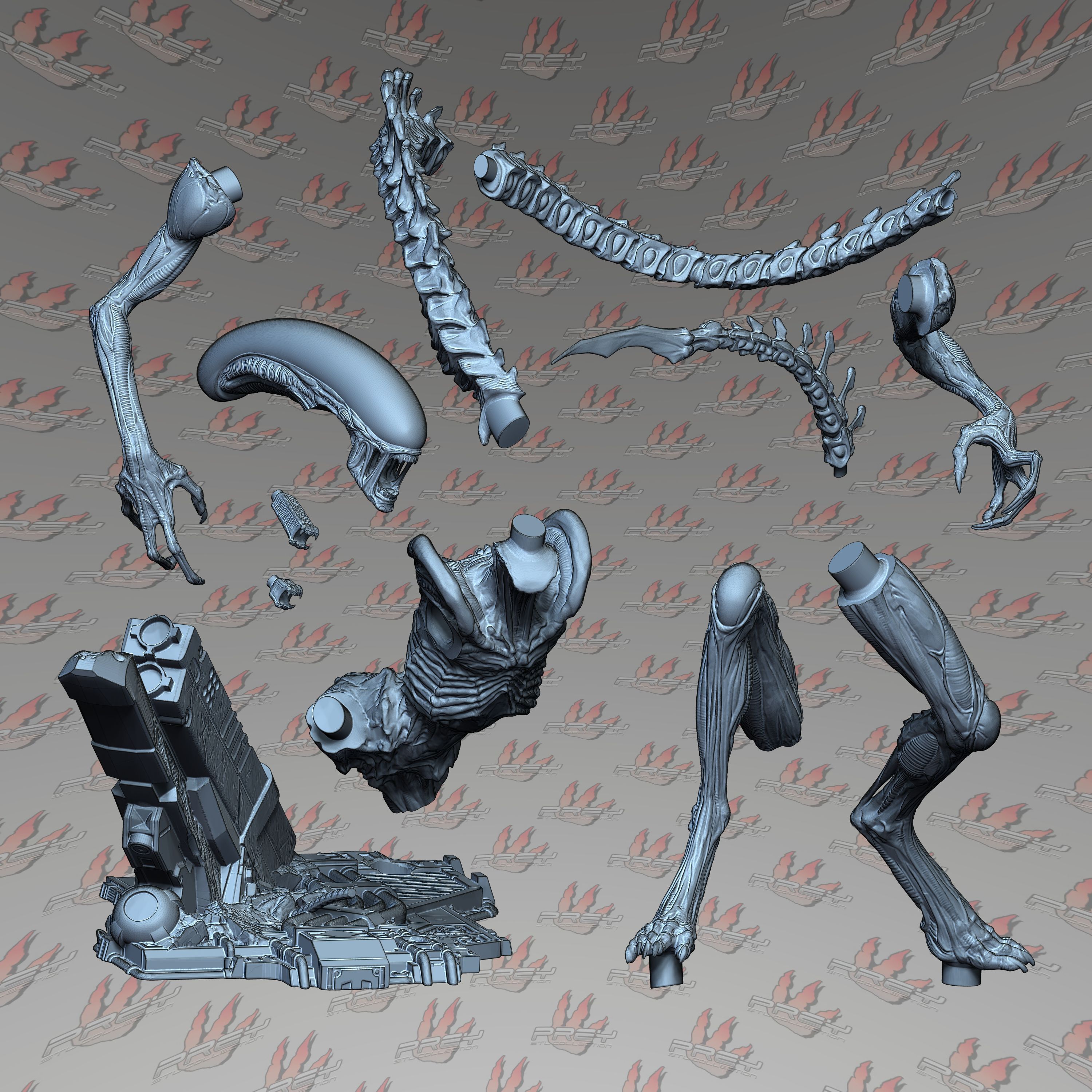 ALIEN | 3D models download | Creality Cloud