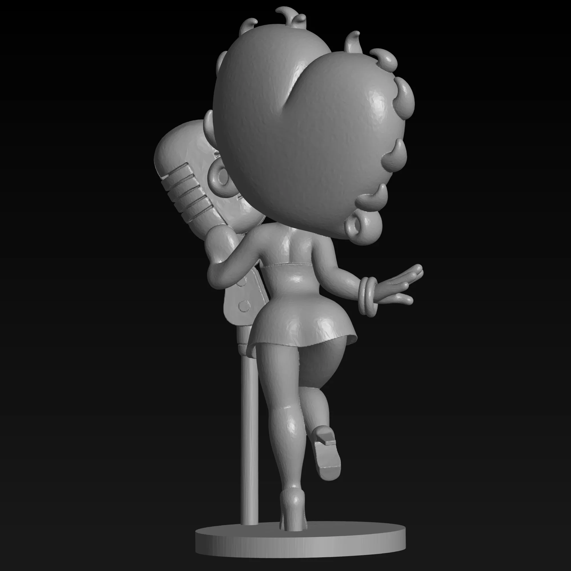 Other STL Download - beautiful singer Betty Boop Designby BiLeN MeSH SToRe