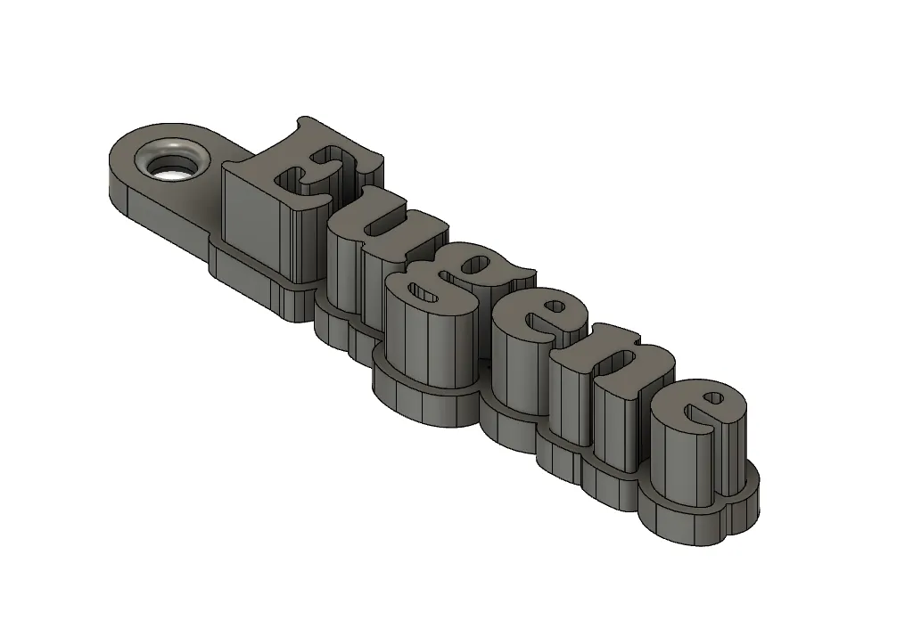 Jewelry & Accessories STL Download - Eugene Keychain / Keyringby Trash ...