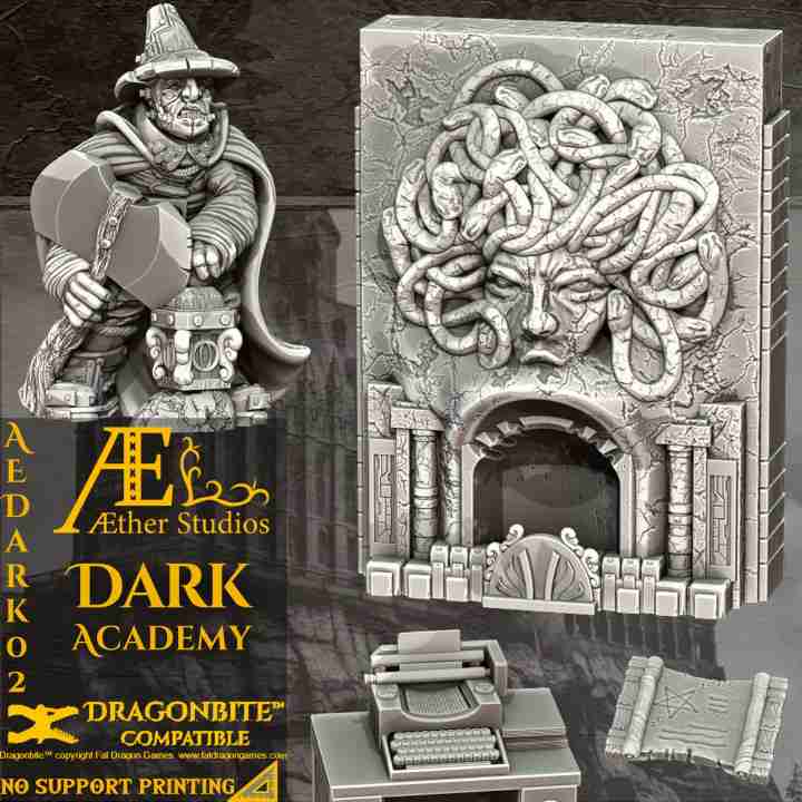 AEDARK02 - Dark Academy | 3D models download | Creality Cloud