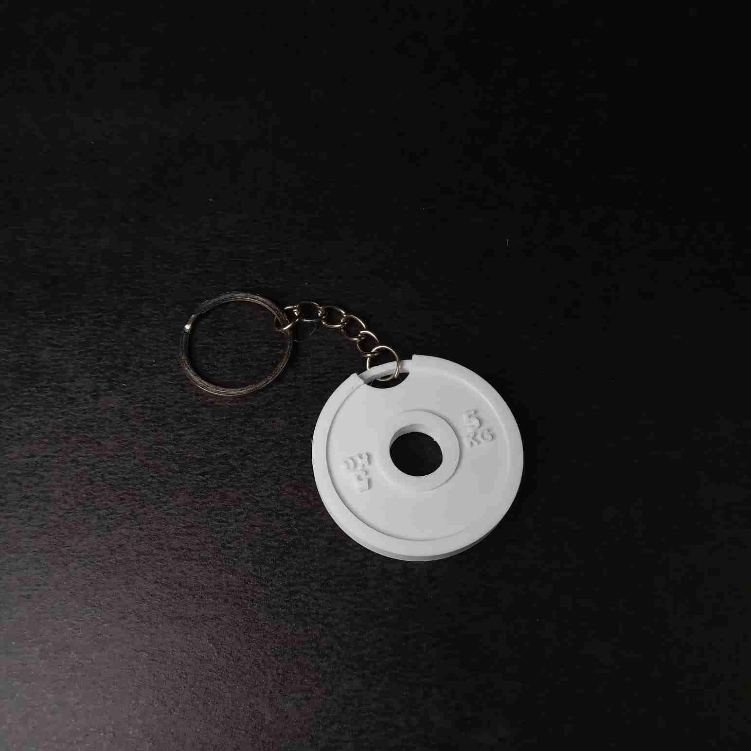 GYM PLATE KEYCHAIN SUPPORTLESS | 3D models download | Creality Cloud