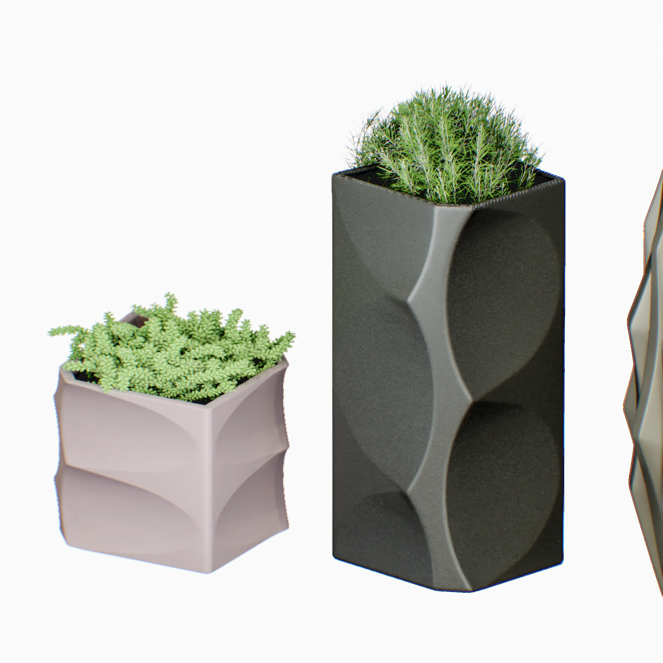 Pot Megapack flower Plants pots and vases x 22 models | 3D models ...