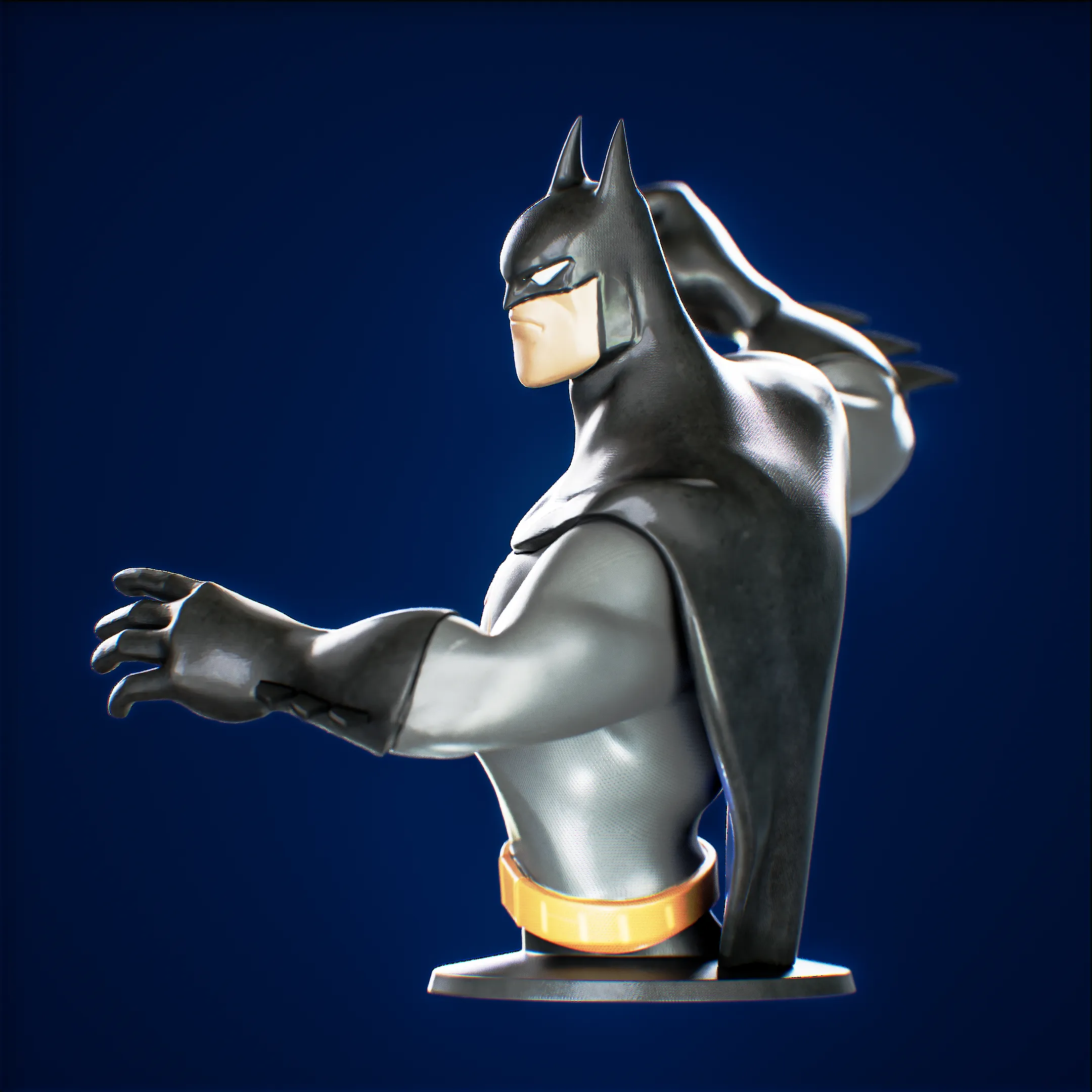 Characters & Creatures STL Download - Batman Bust 1992 from Animated ...