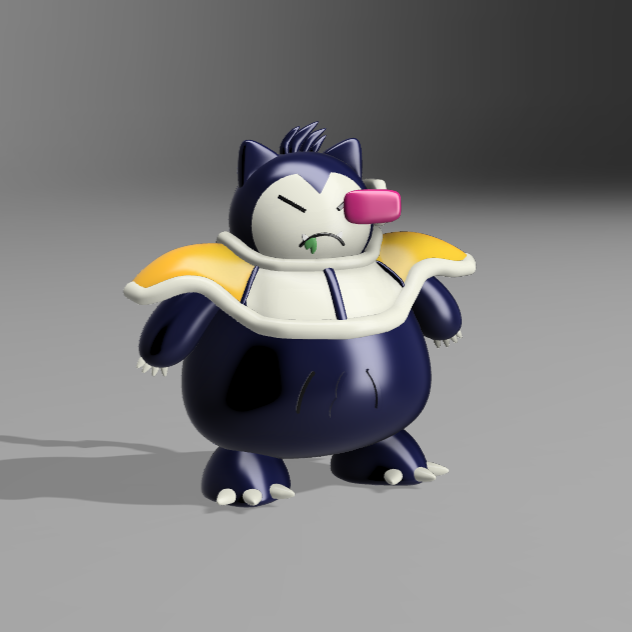 SNORLAX SAIYAN -DRAGON BALL (FANART) | 3D models download | Creality Cloud