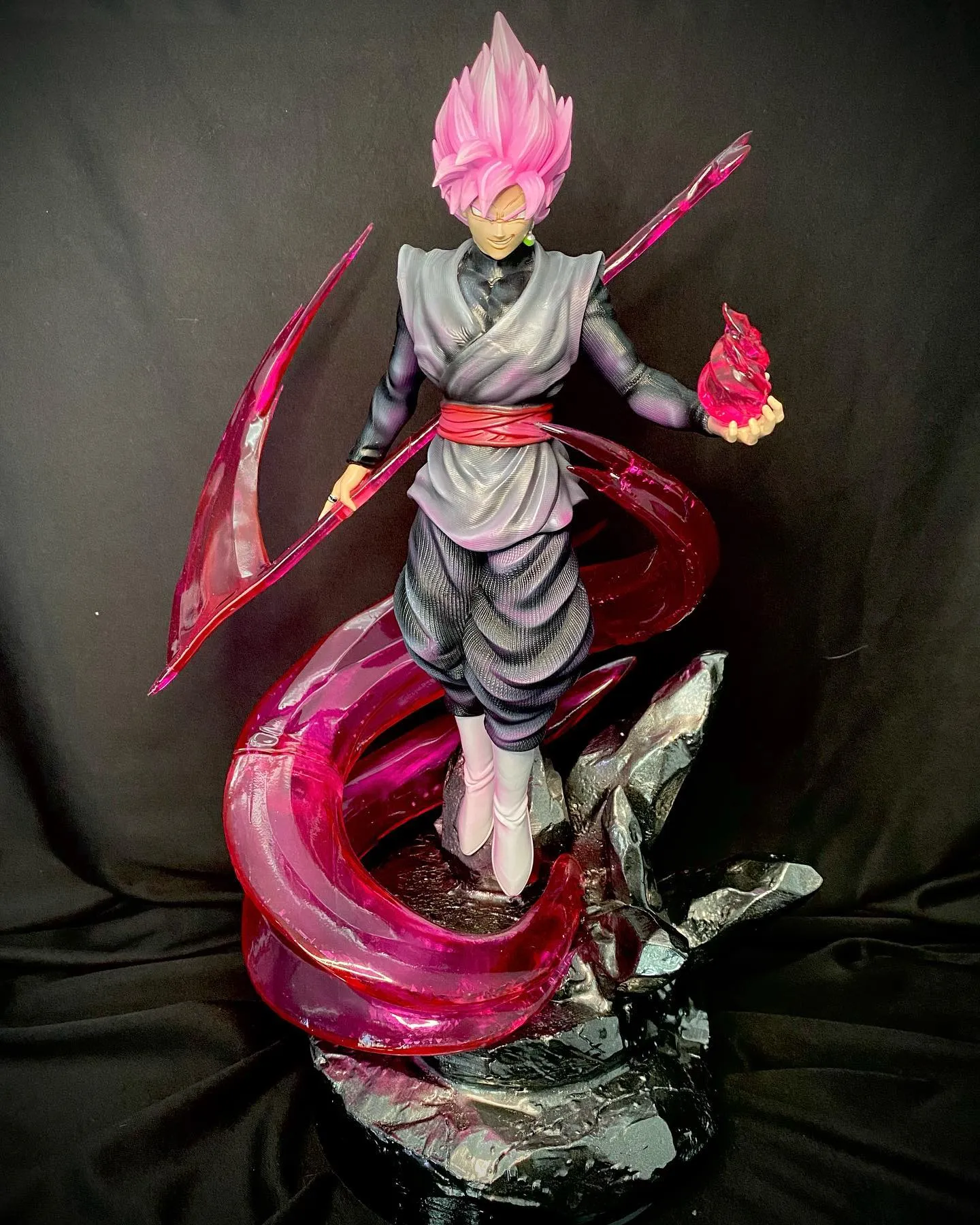 Characters & Creatures STL Download - GOKU BLACK SUPER SAIYAJIN ROSE ...