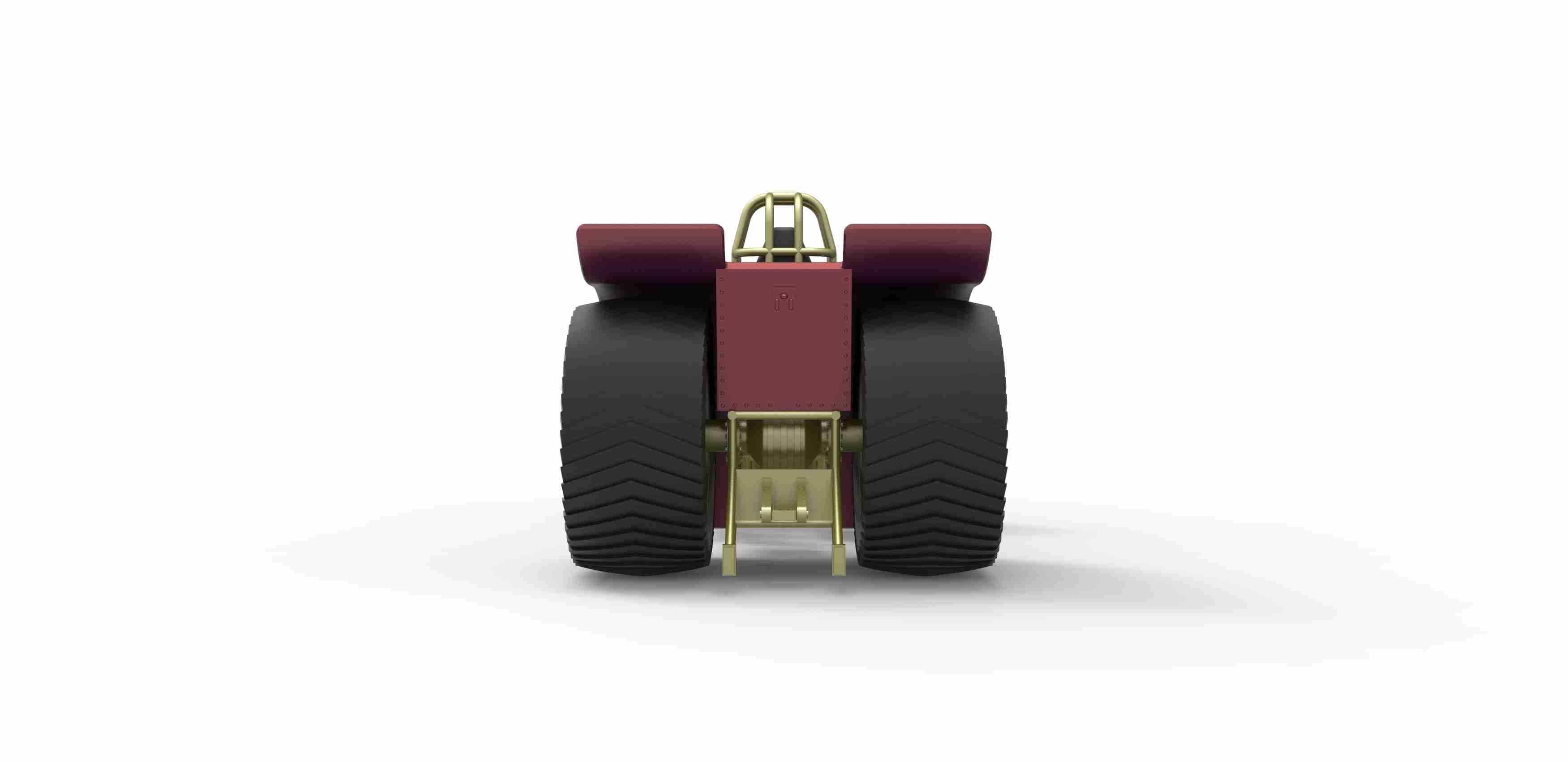 Pulling tractor with 3 engines V8 Version 5 Scale 1:25 | 3D models ...