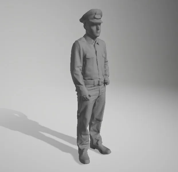 Characters & Creatures STL Download - police officer 04by xhobby1
