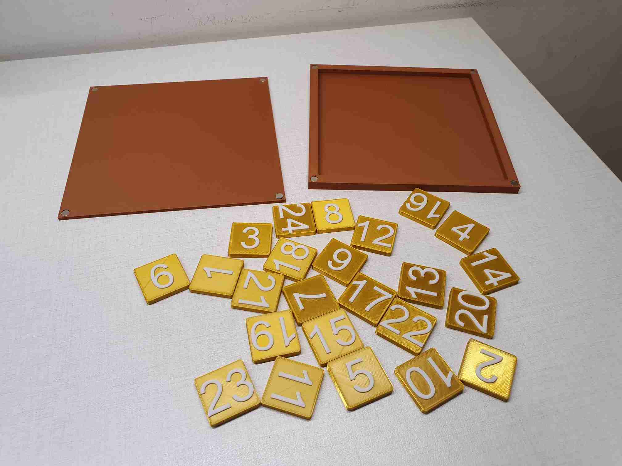 SLIDING NUMBERS PUZZLE - GAME OF TWENTY-FOUR | 3D models download ...